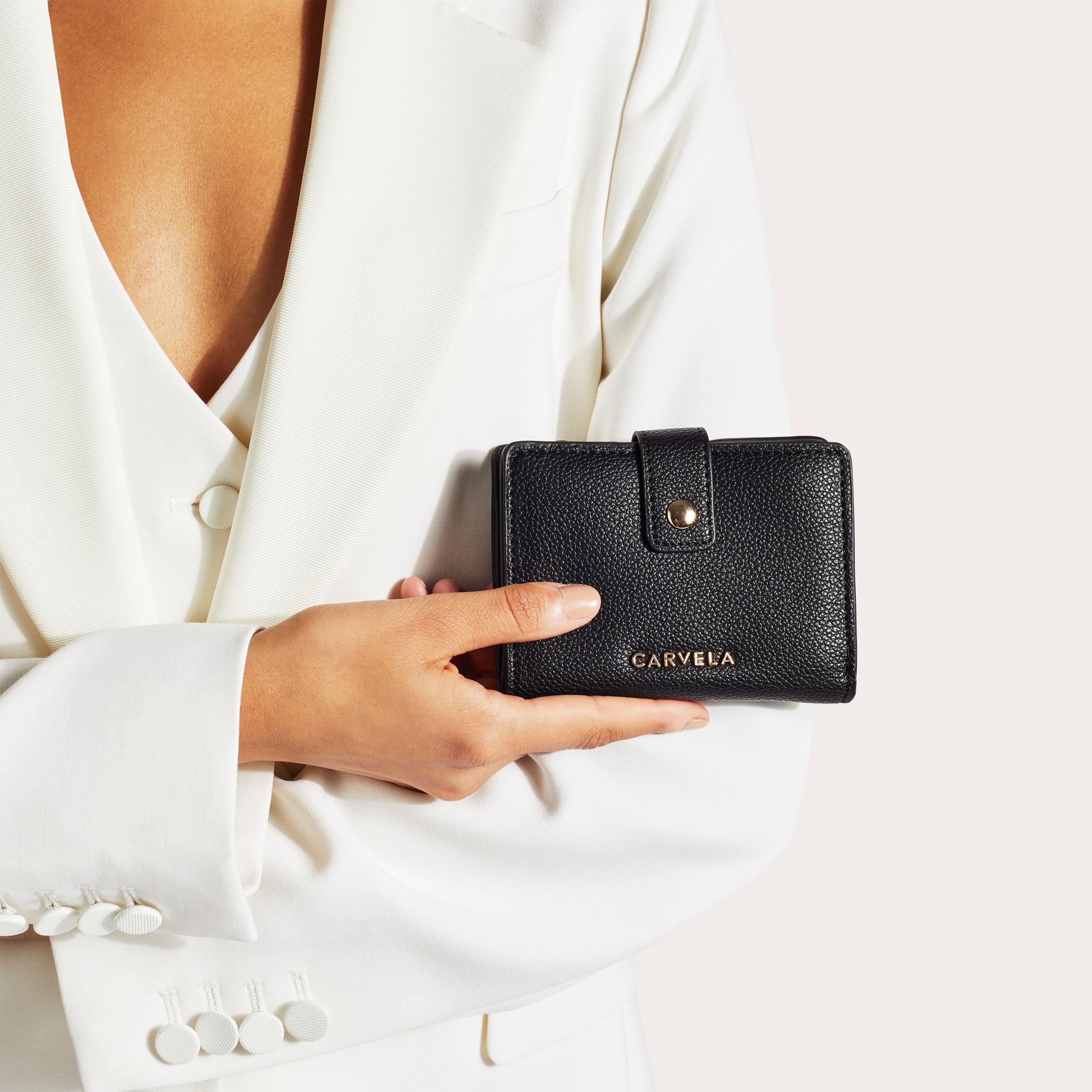 MANDY PURSE Black Fold Over Purse by CARVELA