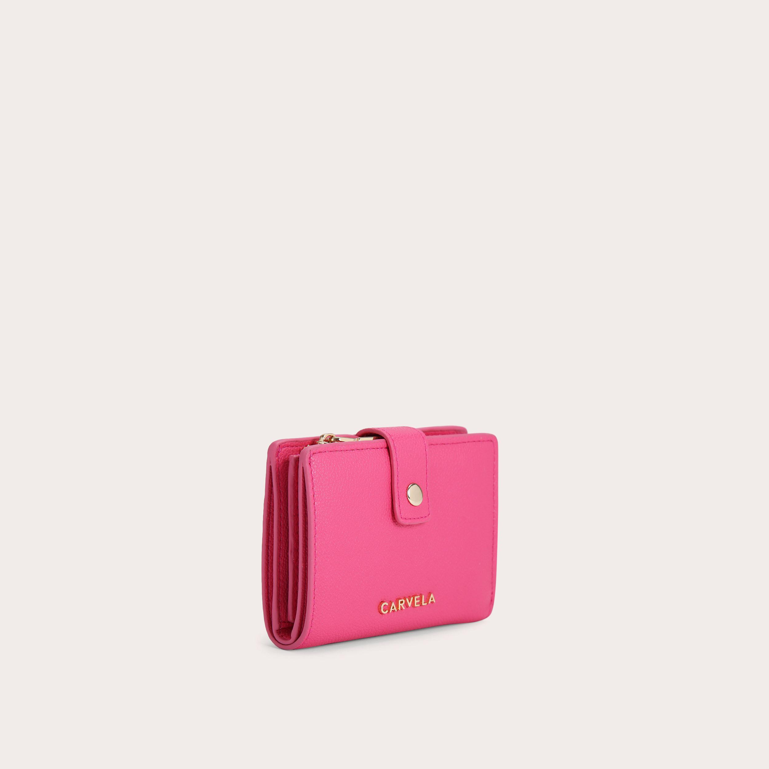 MANDY PURSE Fuchsia Fold Over Wallet by CARVELA