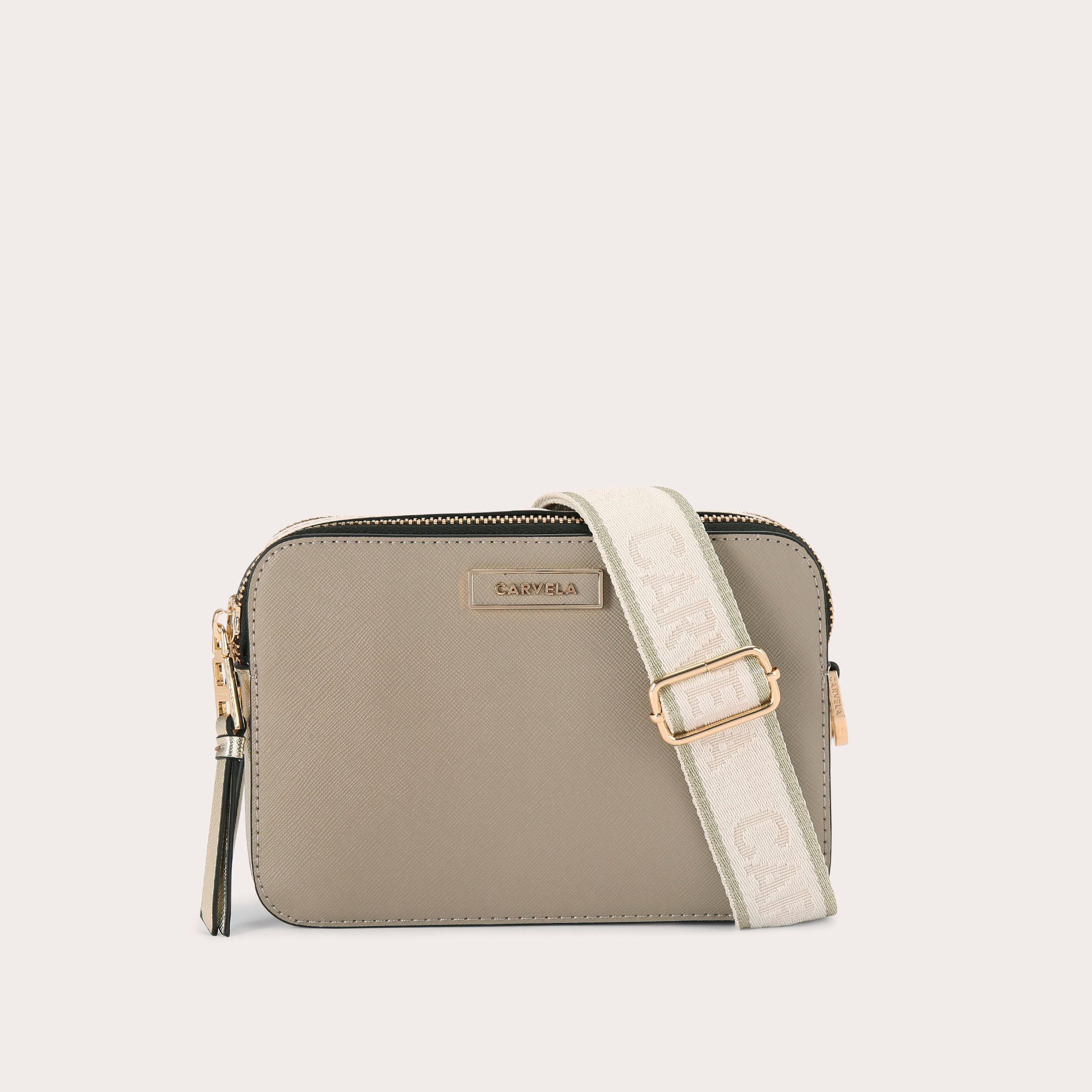 RAPID CAMERA BAG Metallic Gold Camera Bag by CARVELA