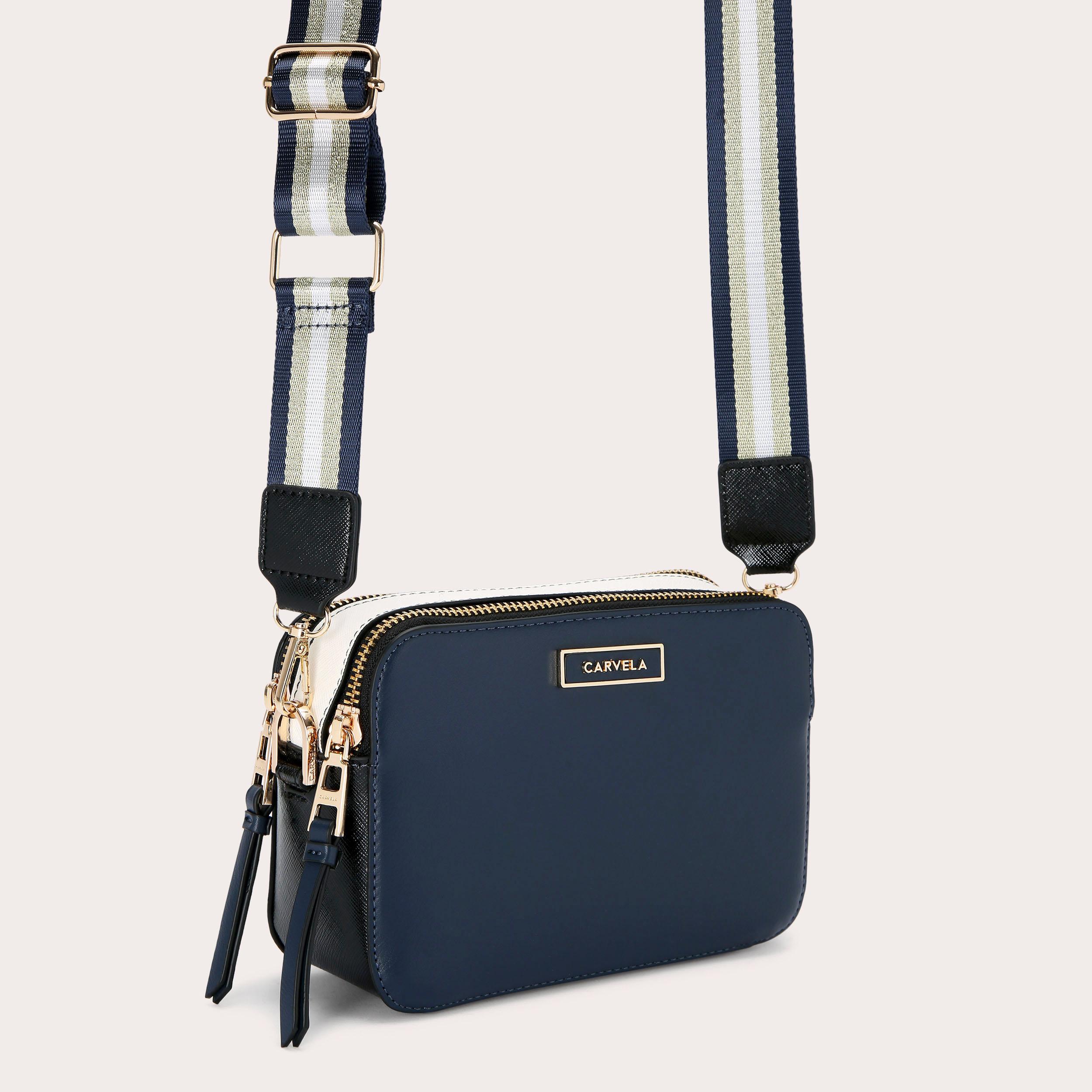 RAPID CAMERA BAG Navy Camera Bag by CARVELA