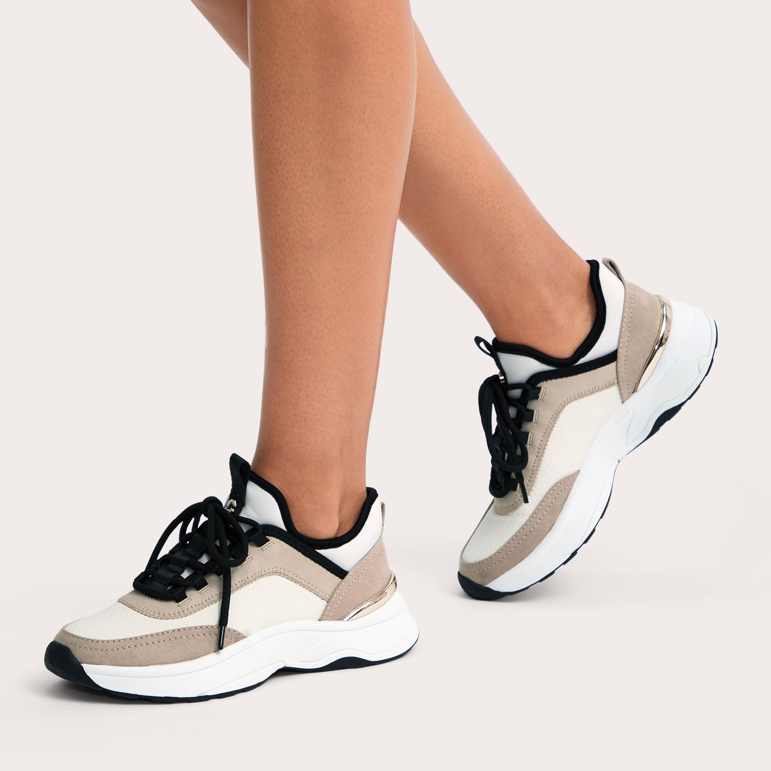 SWIFT RUNNER Bone Leather Trainer by CARVELA
