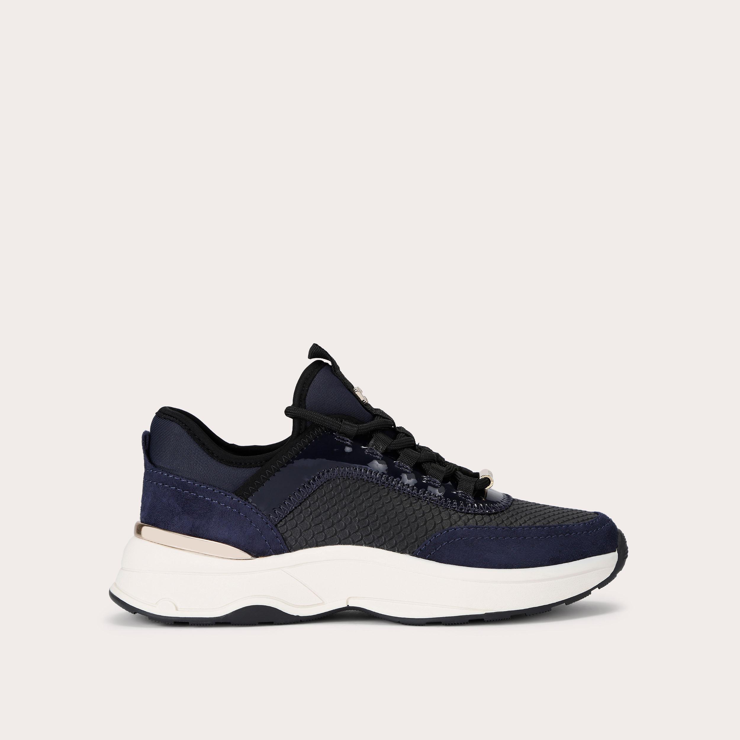 SWIFT RUNNER Cream Tweed Sneaker by CARVELA