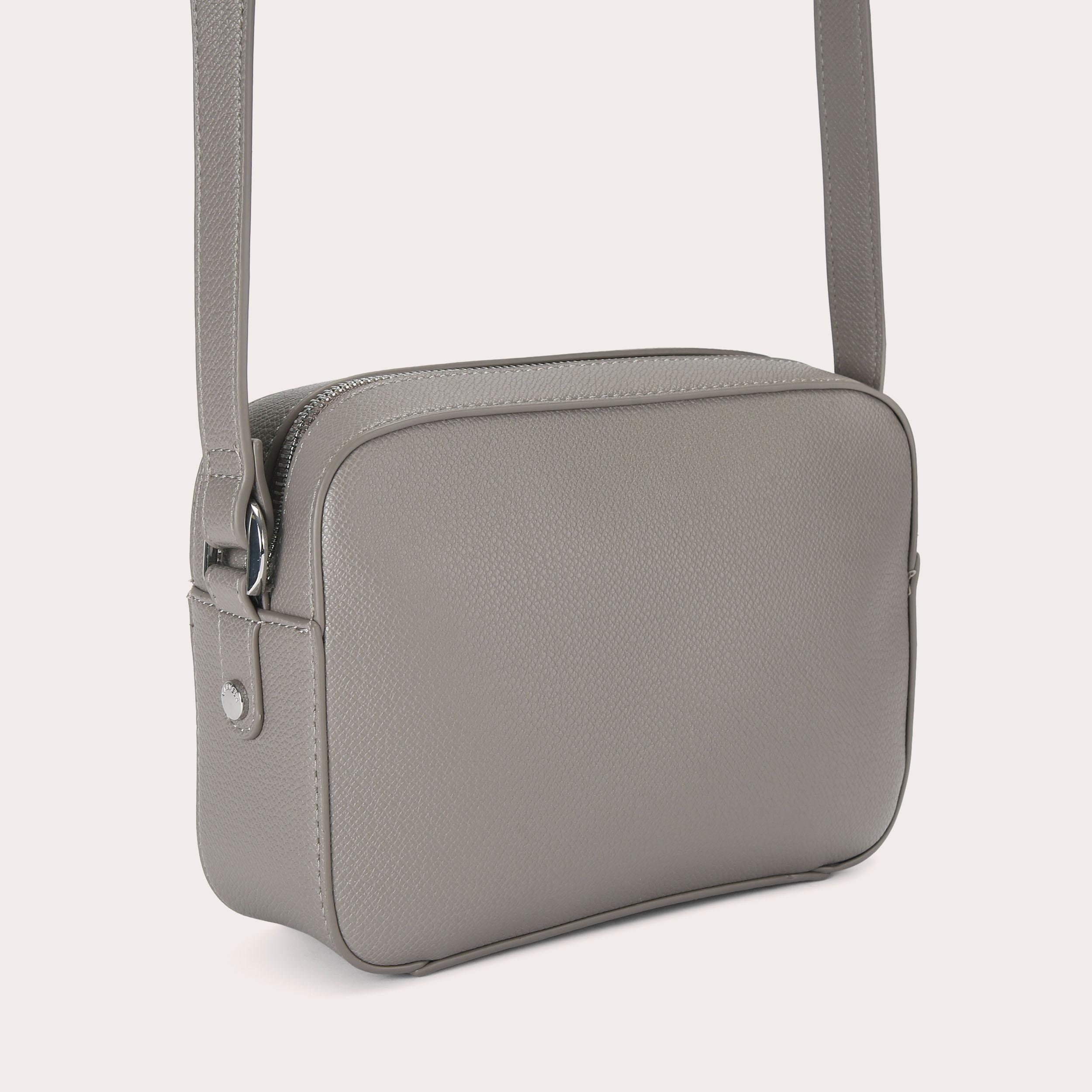 LATTE CAMERA BAG Grey Cross Body Bag by CARVELA