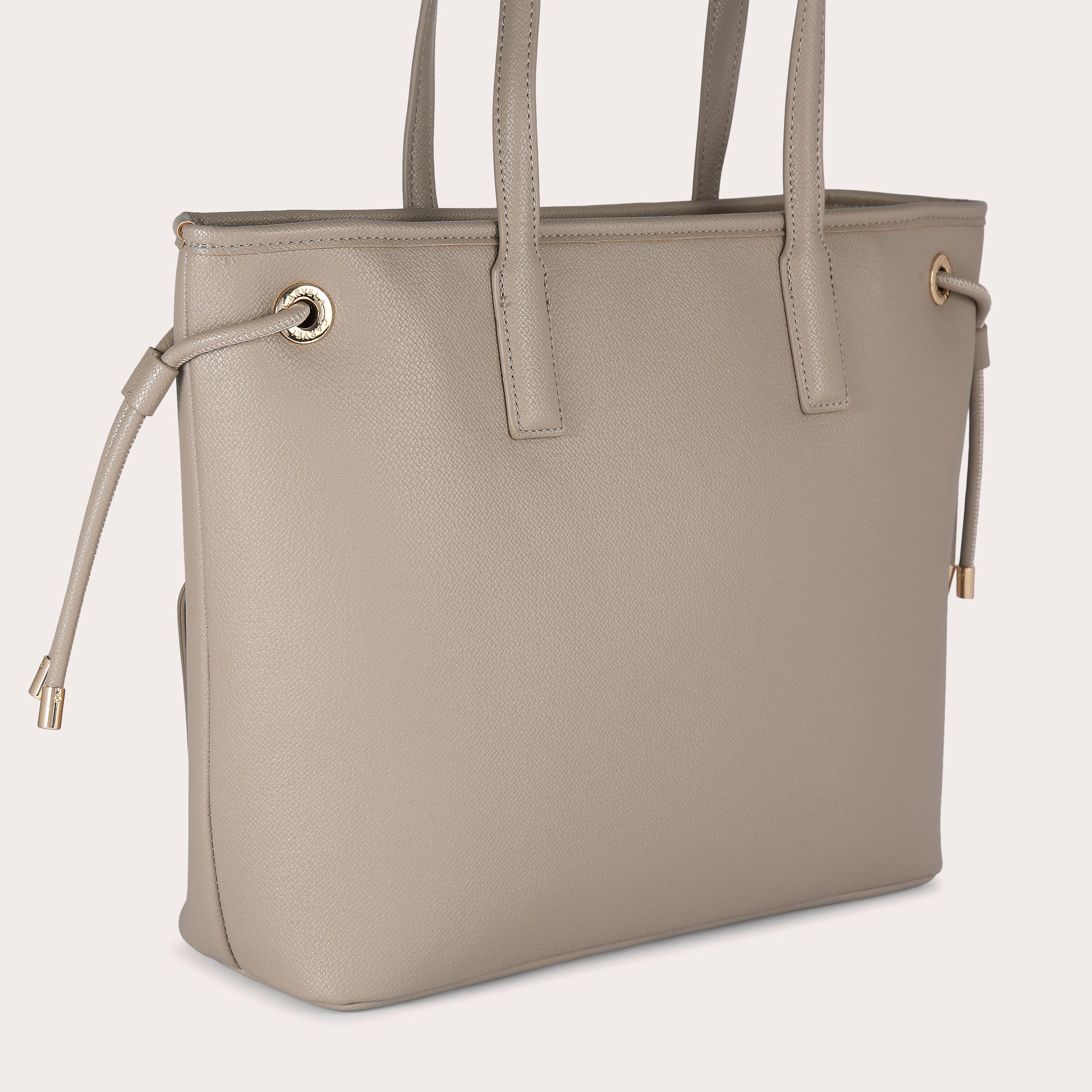 CARRIE TOTE Taupe Shoulder Bag by CARVELA