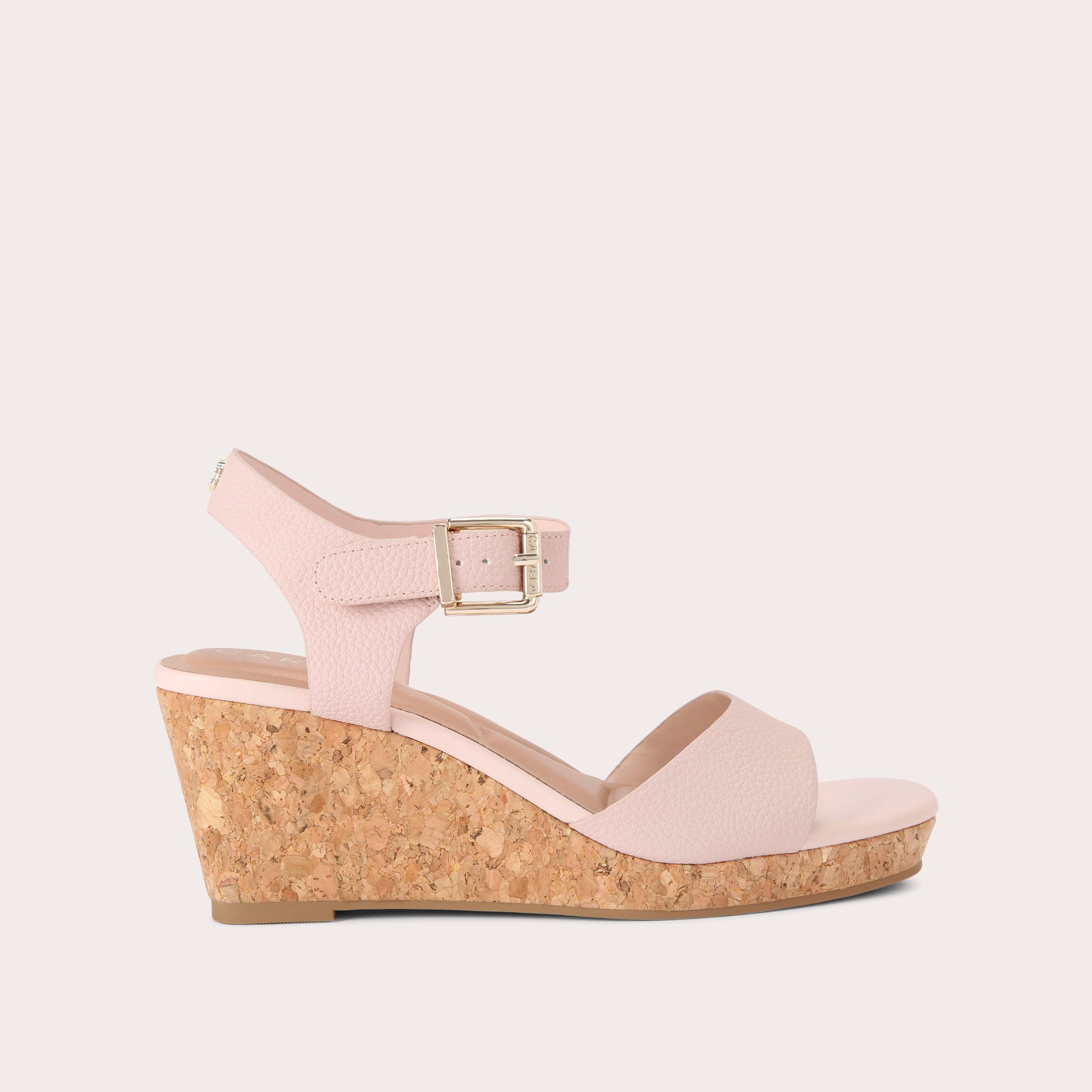 SADIE WEDGE Pink Wedge Heel by CARVELA