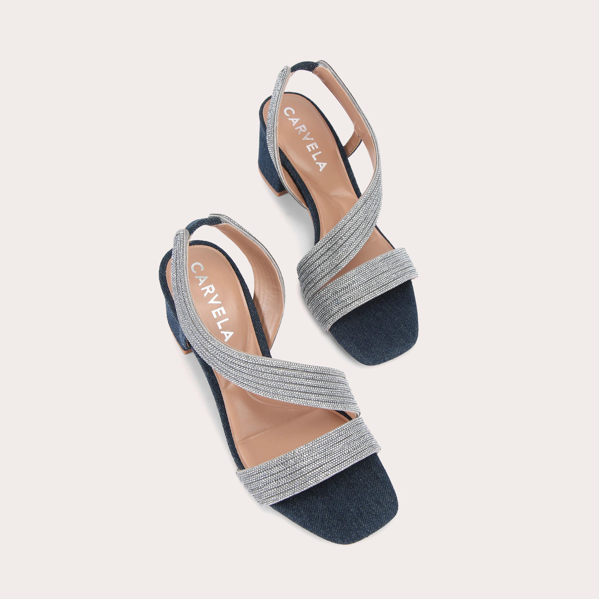 GALA BLOCK JEWEL 60 Blue Denim Crystal Gala by CARVELA