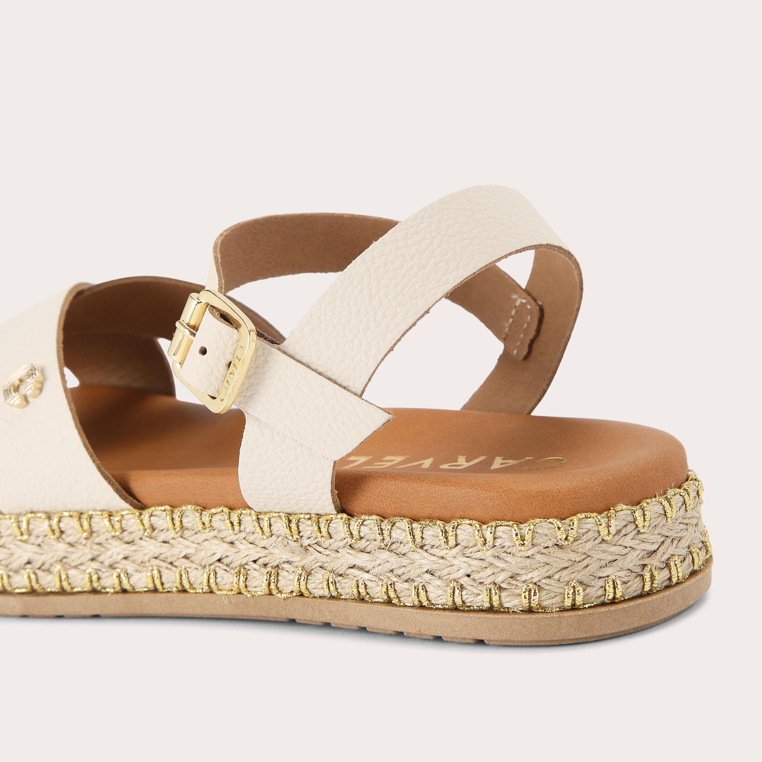 SICILY Bone Espadrille Sandal by CARVELA COMFORT