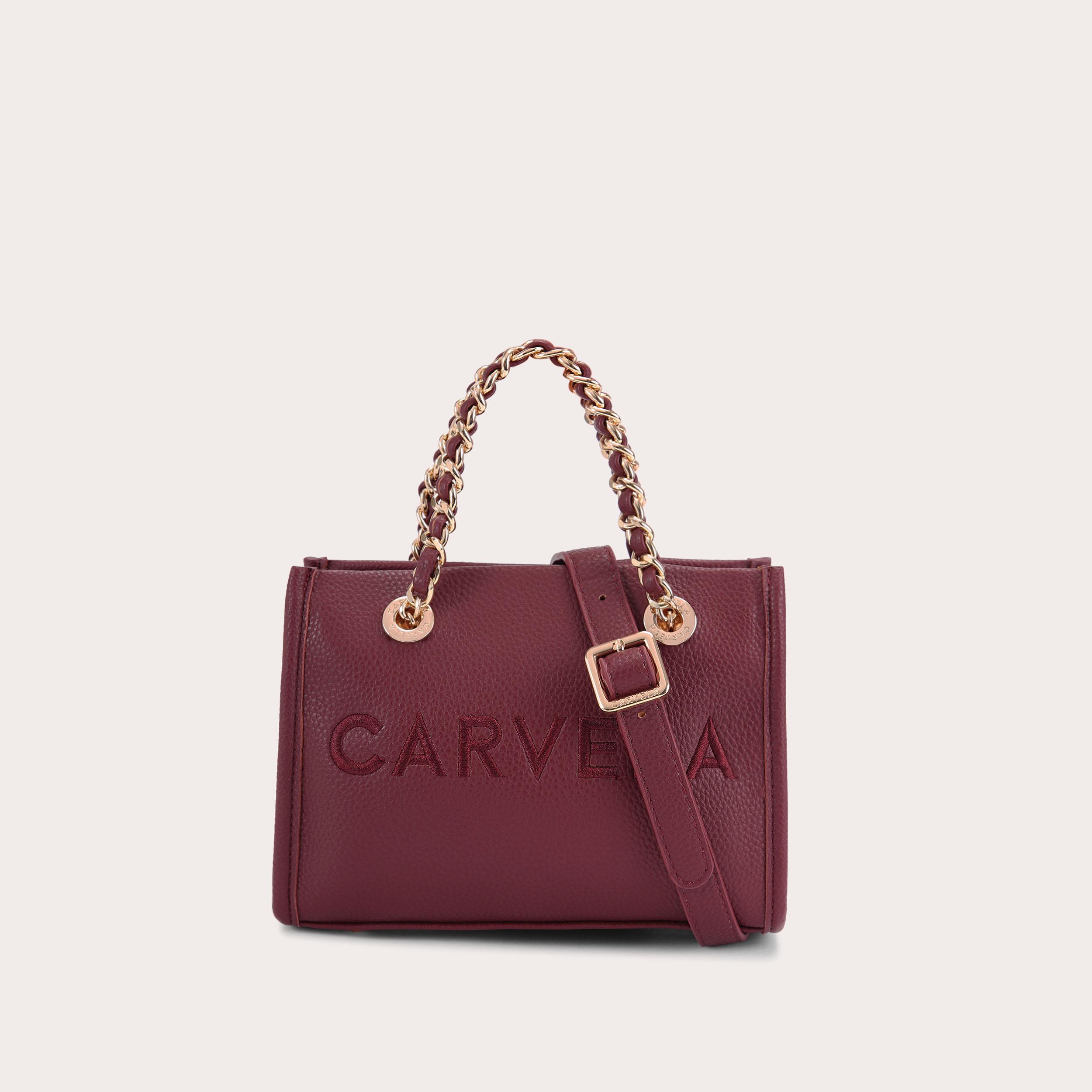 SORRENTO MICRO TOTE Dark Green Tote Bag by CARVELA