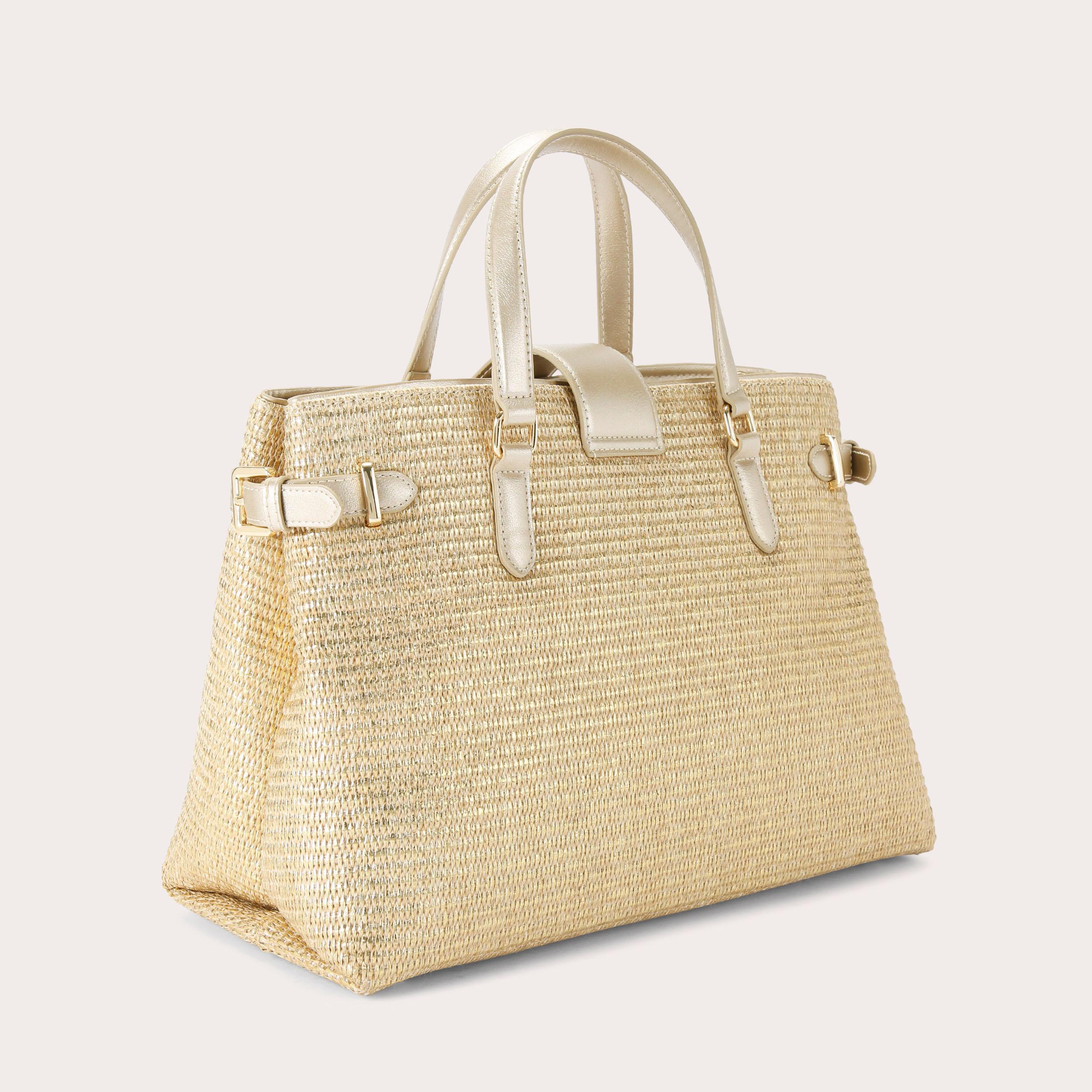 MINDY TOTE Raffia Tote Bag by CARVELA