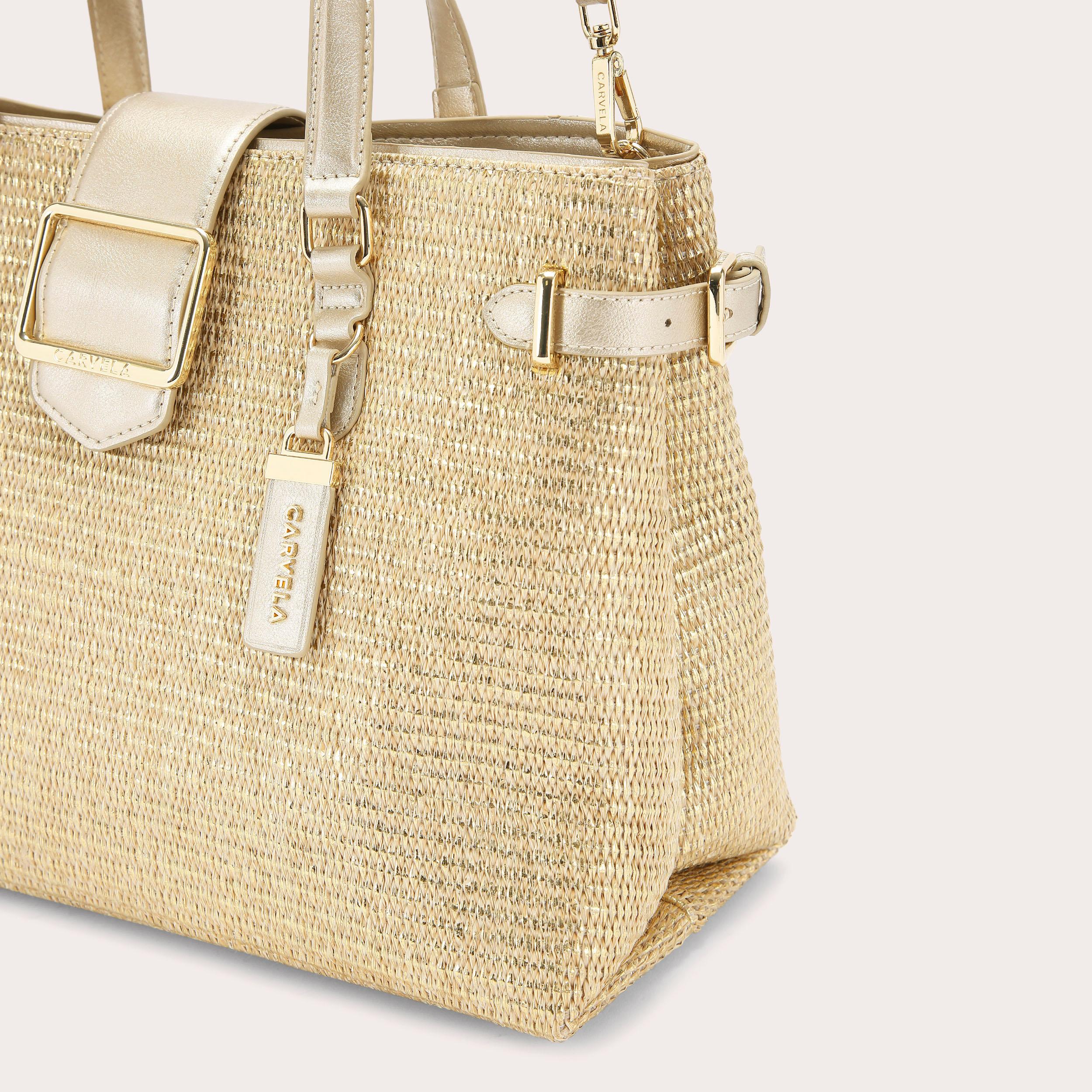 MINDY TOTE Raffia Tote Bag by CARVELA