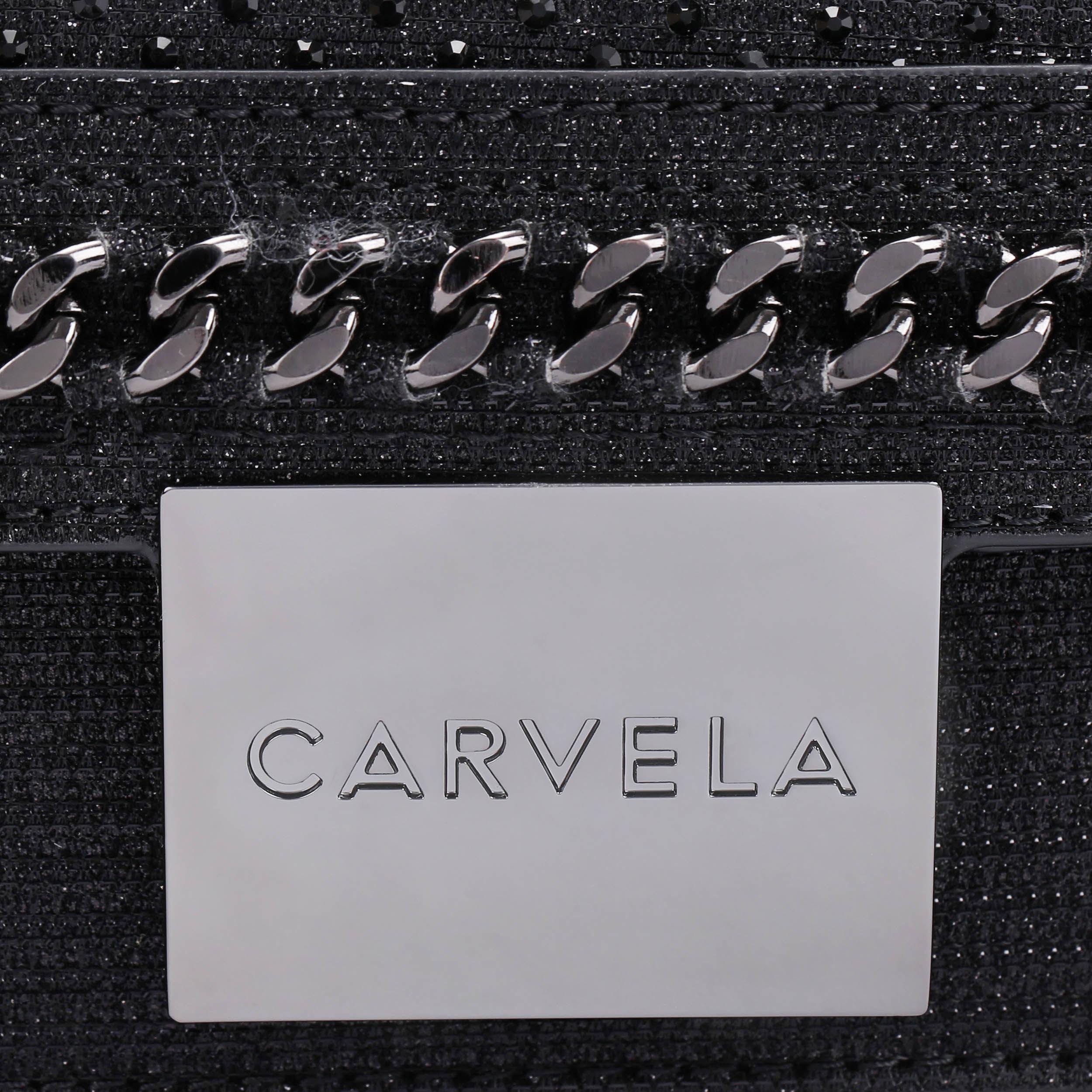 MINI BAILEY X BODY Black Embellished Cross Body Bag by CARVELA