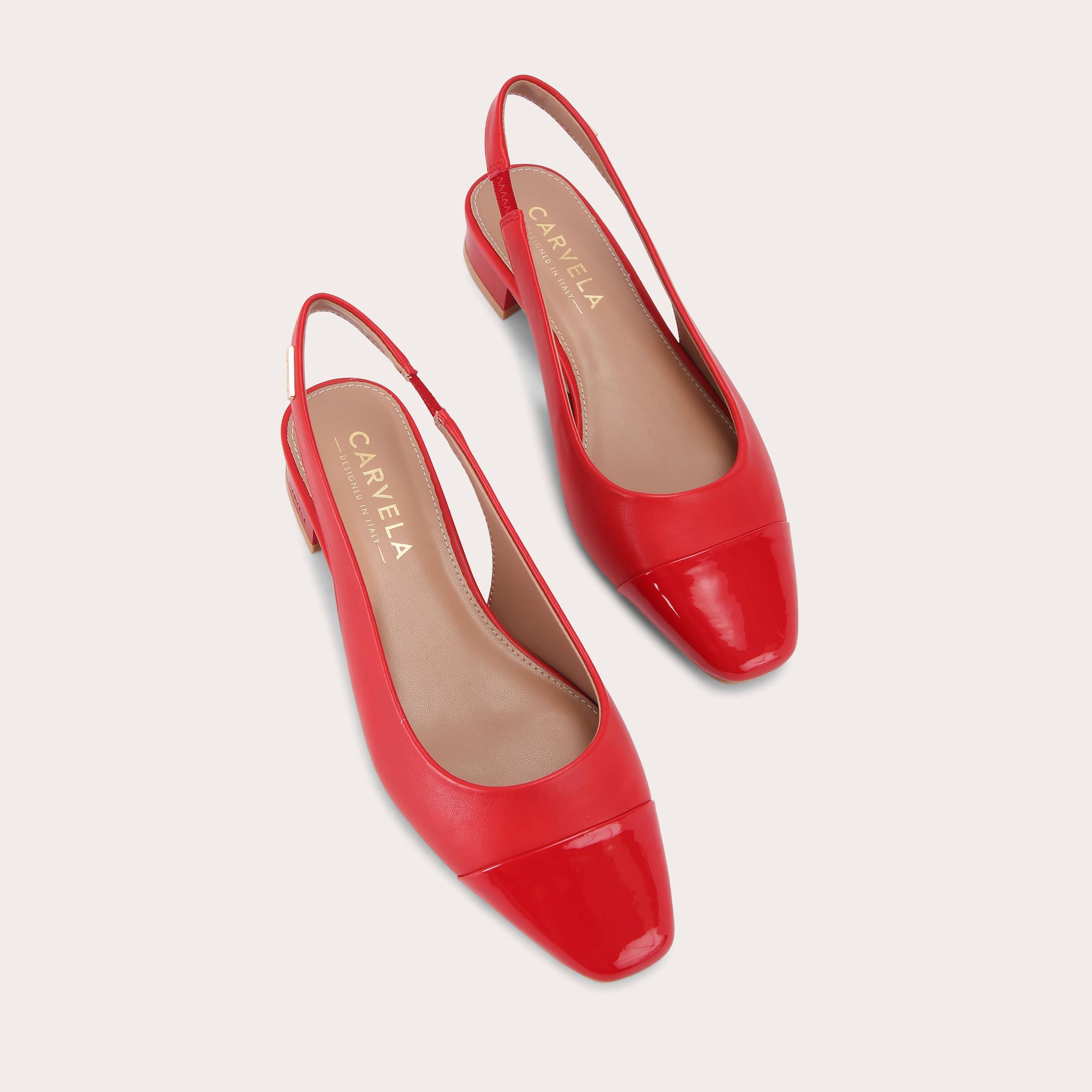 AMELIA Red Slingback Heel by CARVELA