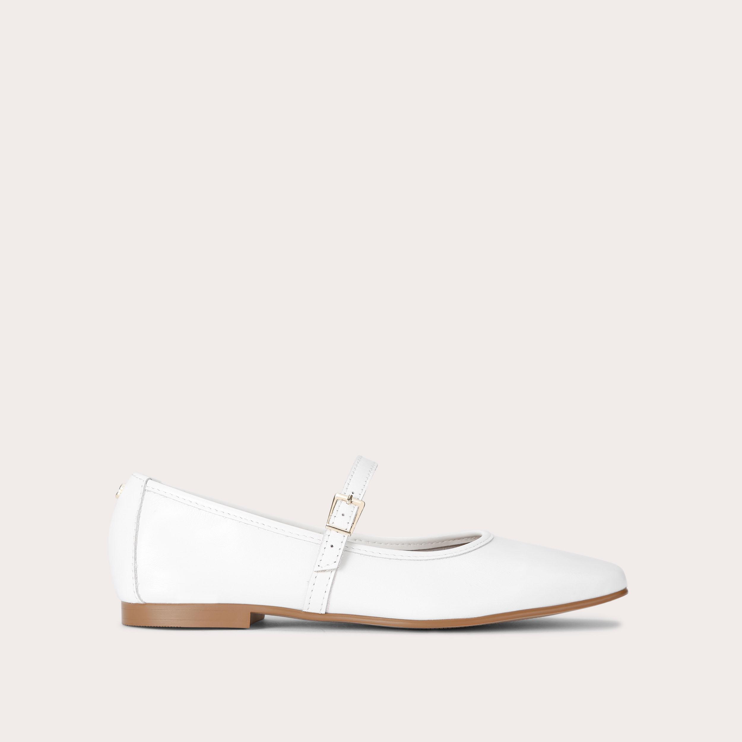 MYA MARY JANE Bone Mary Jane Flats by CARVELA COMFORT