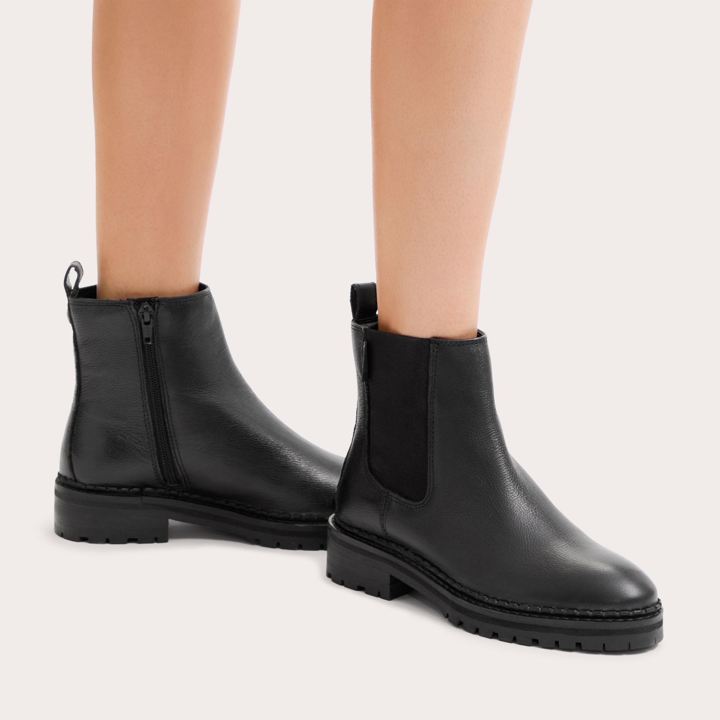 COMPANION Textured Leather Ankle Boot by CARVELA