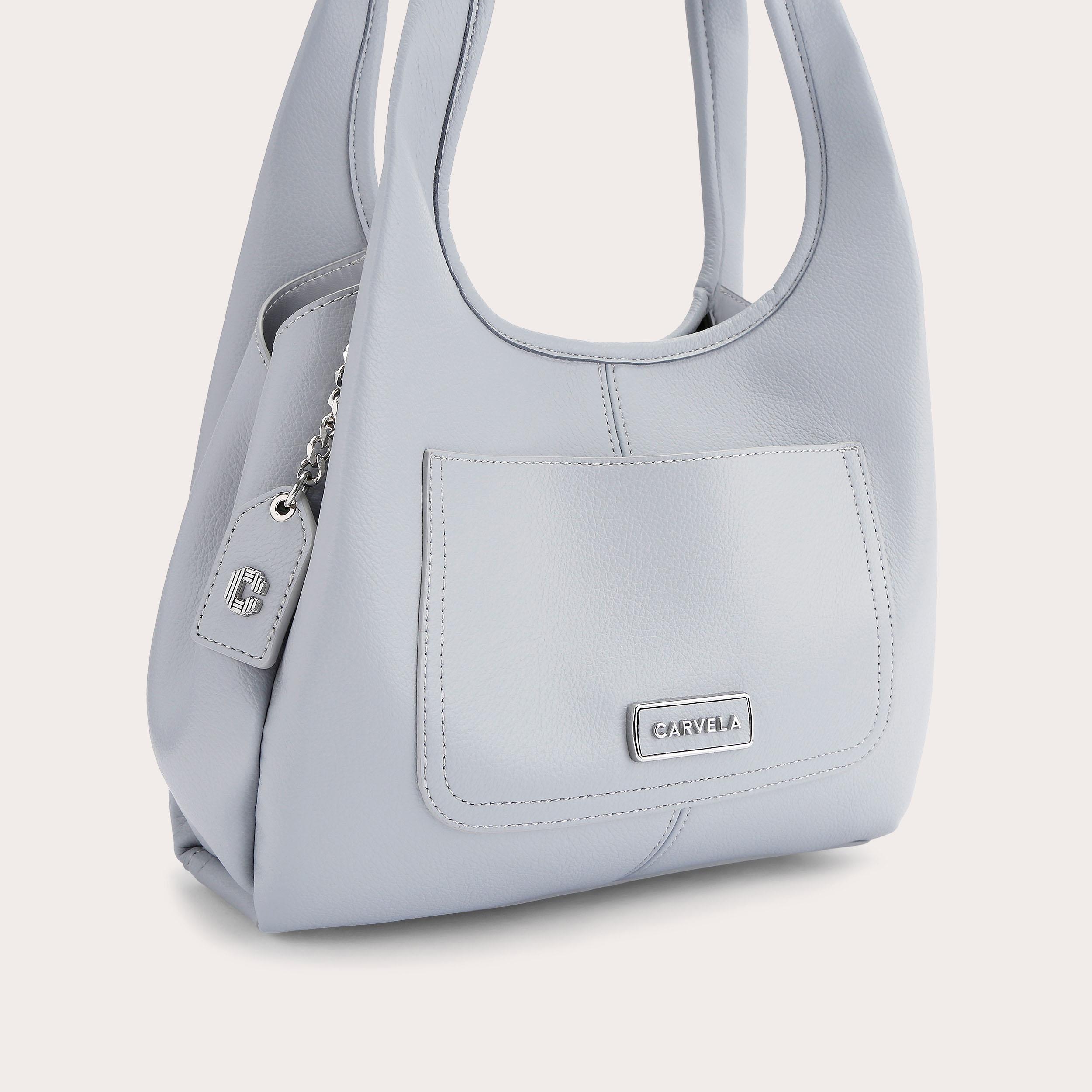 MINI MILANO Grey Mini Shoulder Bag by CARVELA