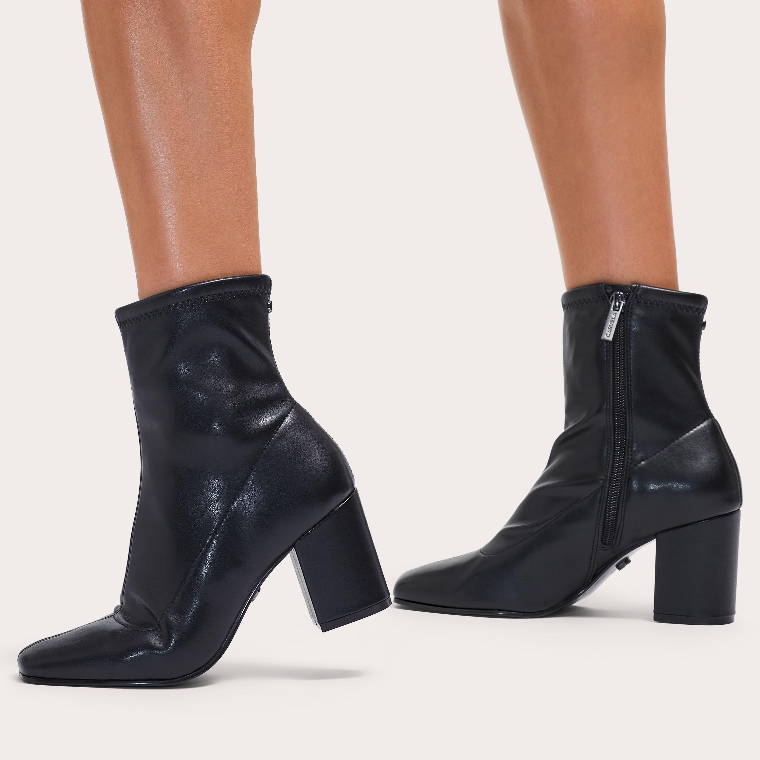 STRUT ANKLE Black Ankle Boot by CARVELA