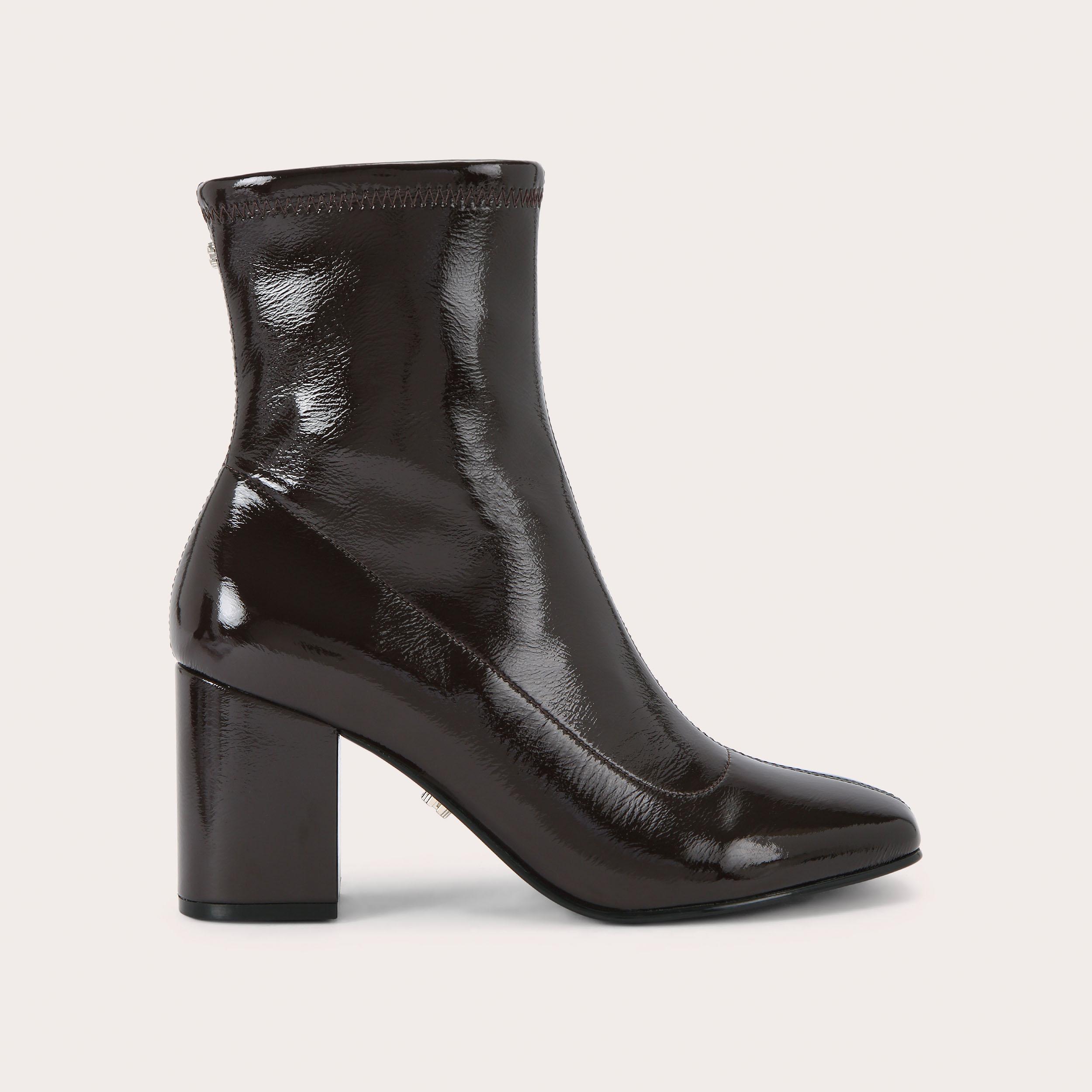 STRUT ANKLE Patent Red Ankle Boot by CARVELA