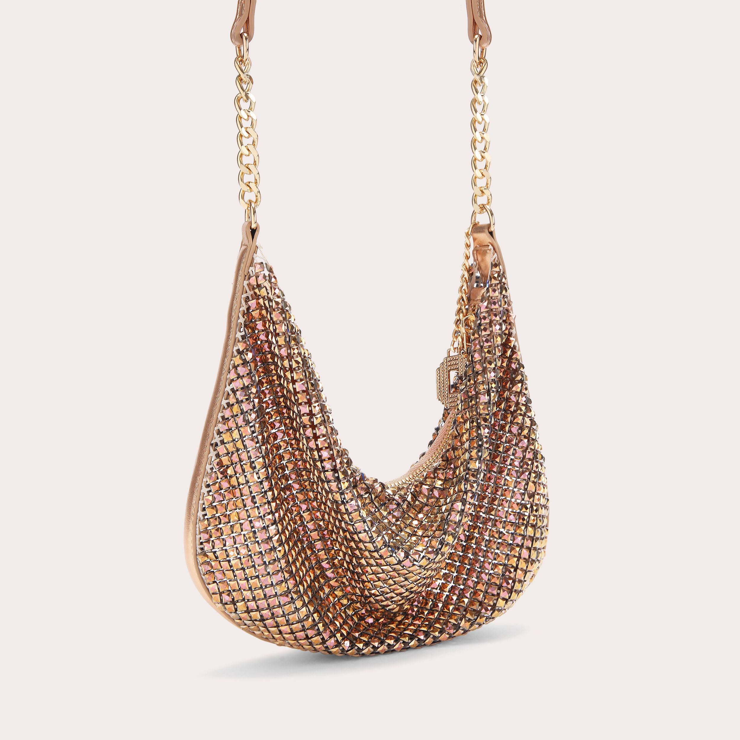 CIAO SHOULDER BAG Rose Gold Chain Shoulder Bag by CARVELA