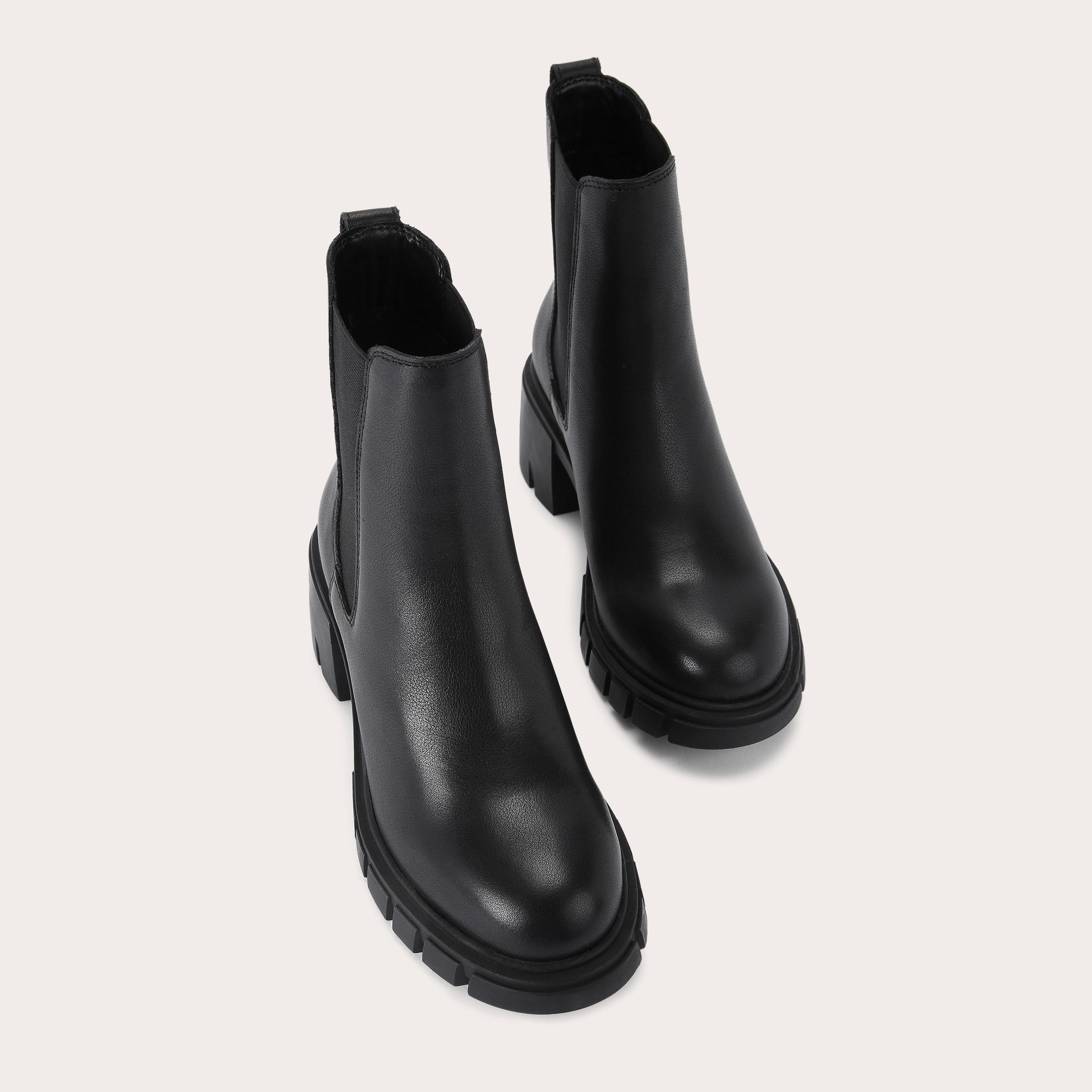 IGNITE CHELSEA Black Leather Chelsea Boot by CARVELA