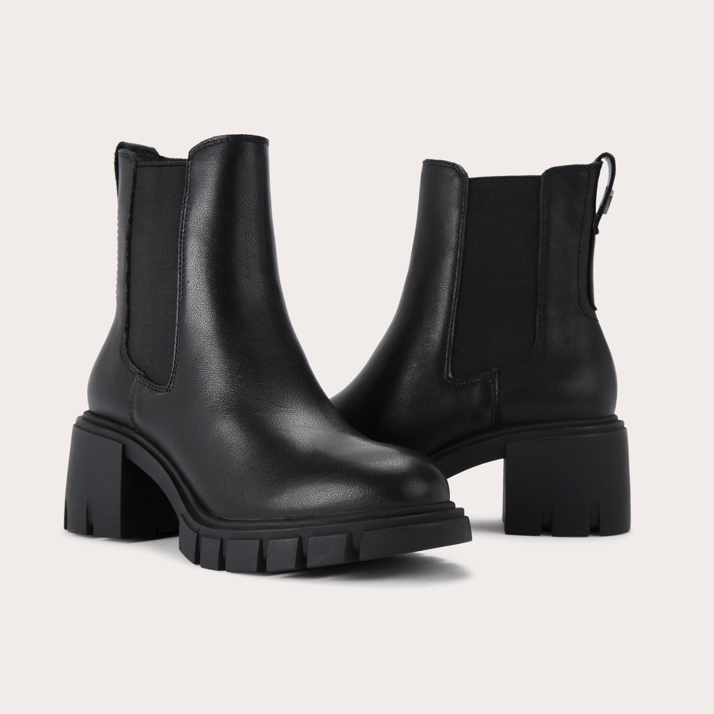 IGNITE CHELSEA Black Leather Chelsea Boot by CARVELA