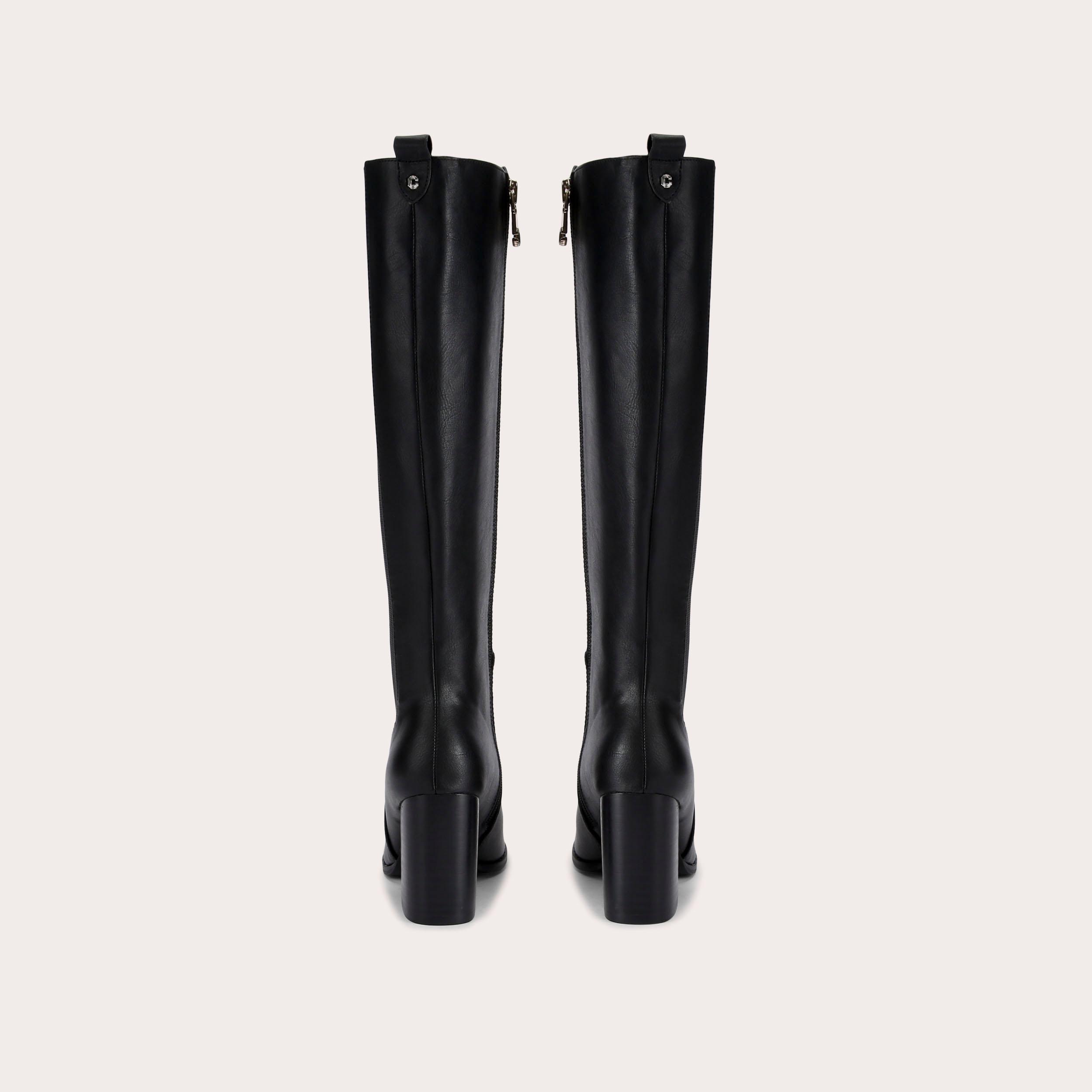 TOODLE HIGH LEG Black Synthetic Knee High Boot by CARVELA