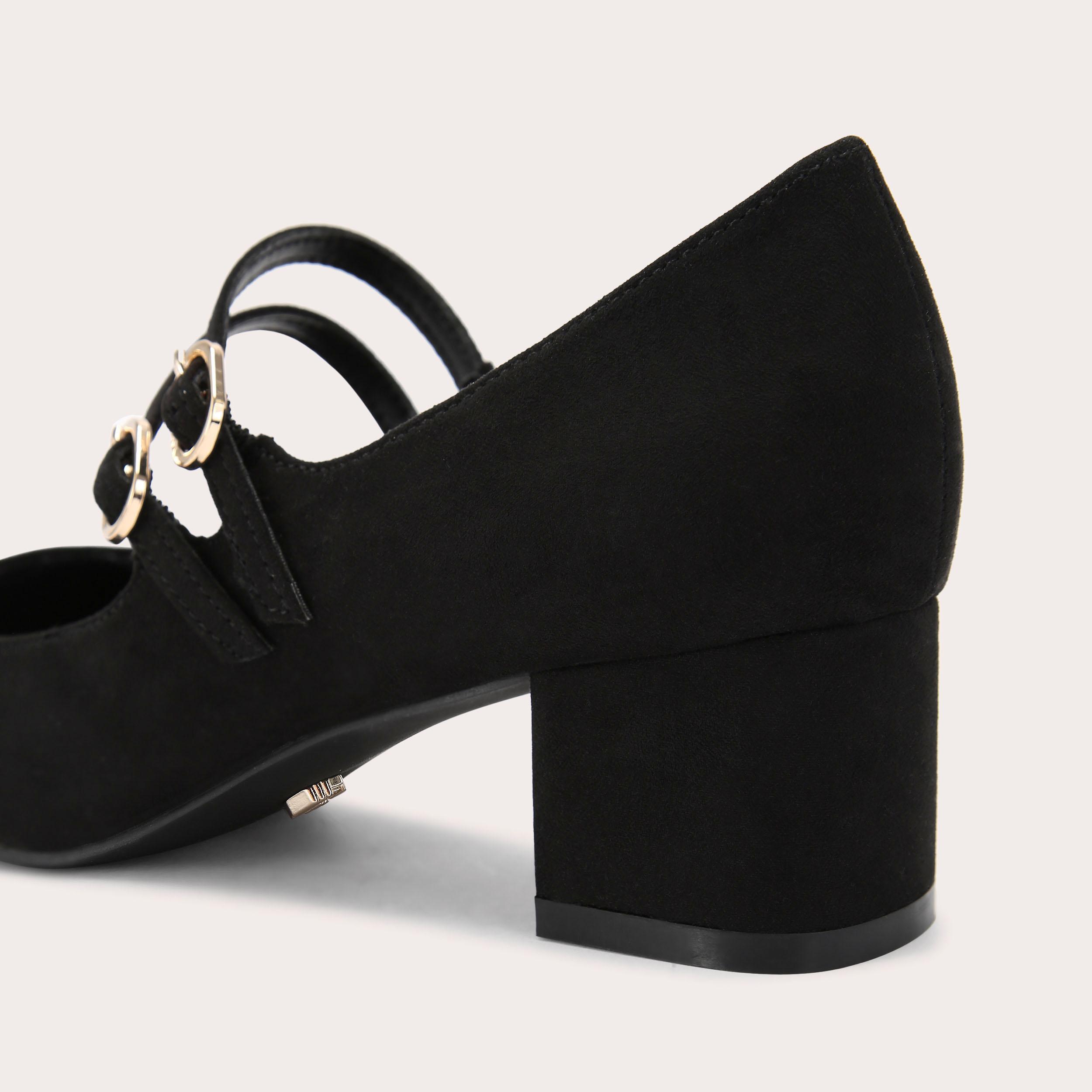 HARP Black Fabric Mary Jane by CARVELA
