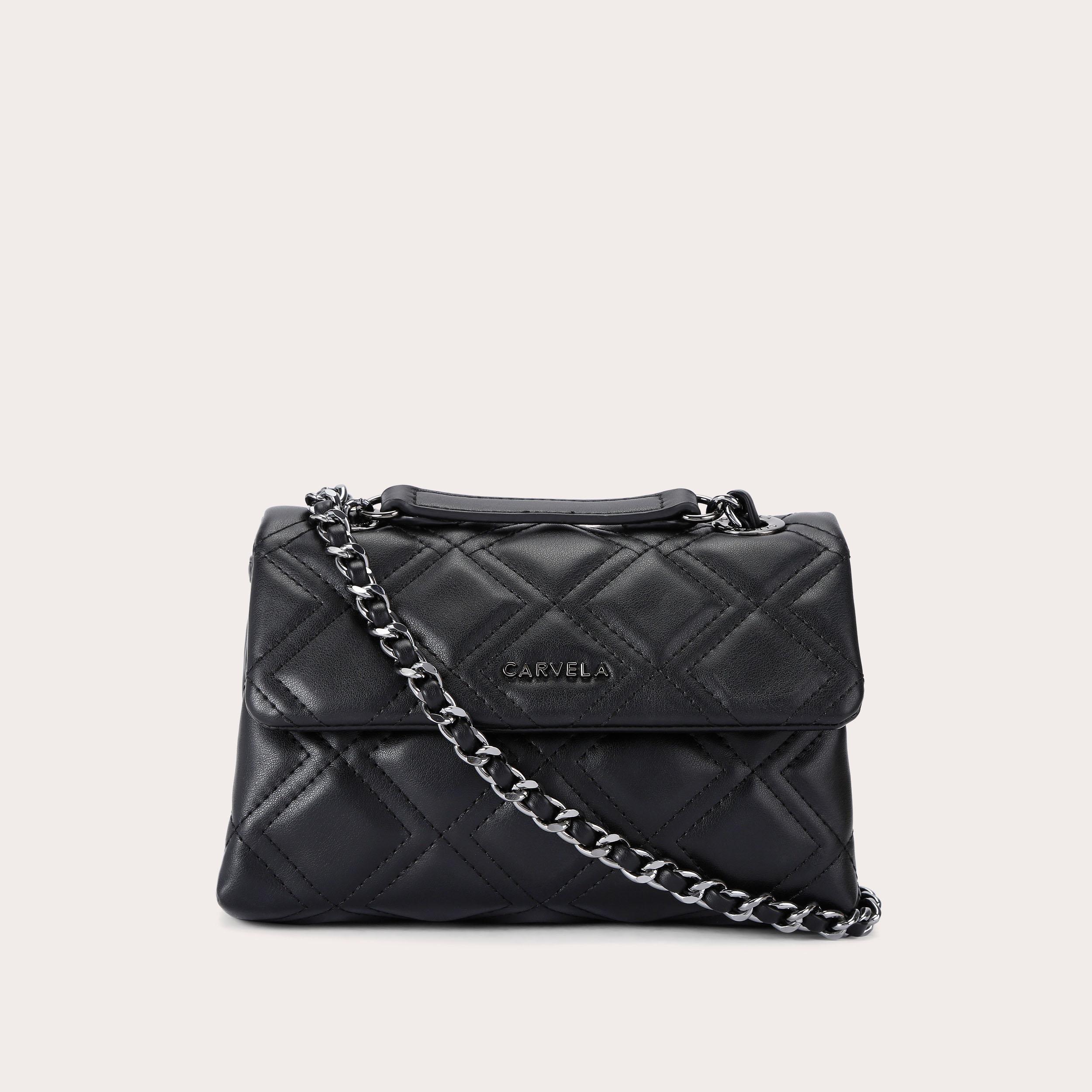 ROSA CHAIN SHOULDER Black Shoulder Bag by CARVELA