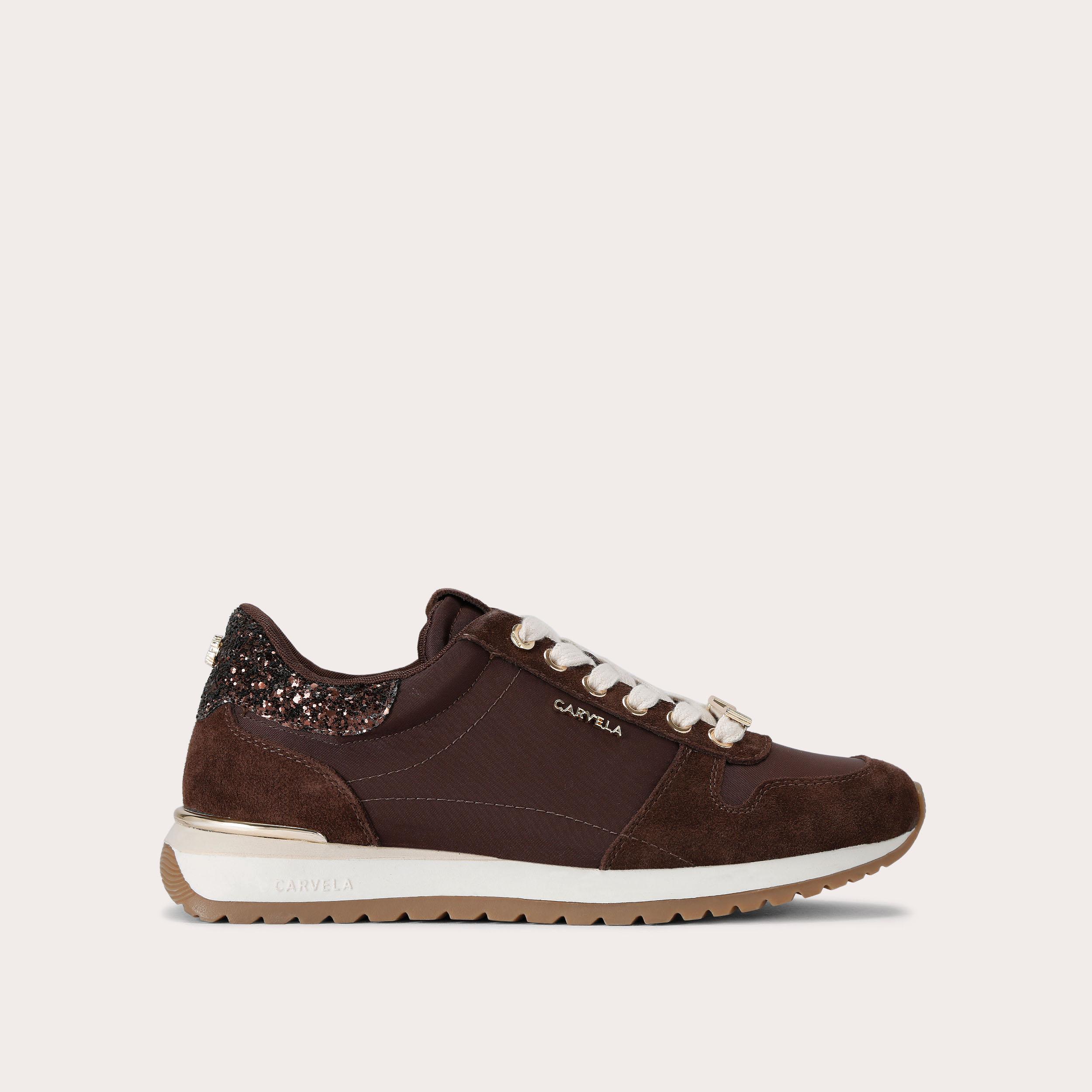 FLORENCIA SNEAKER Brown Trainer by CARVELA