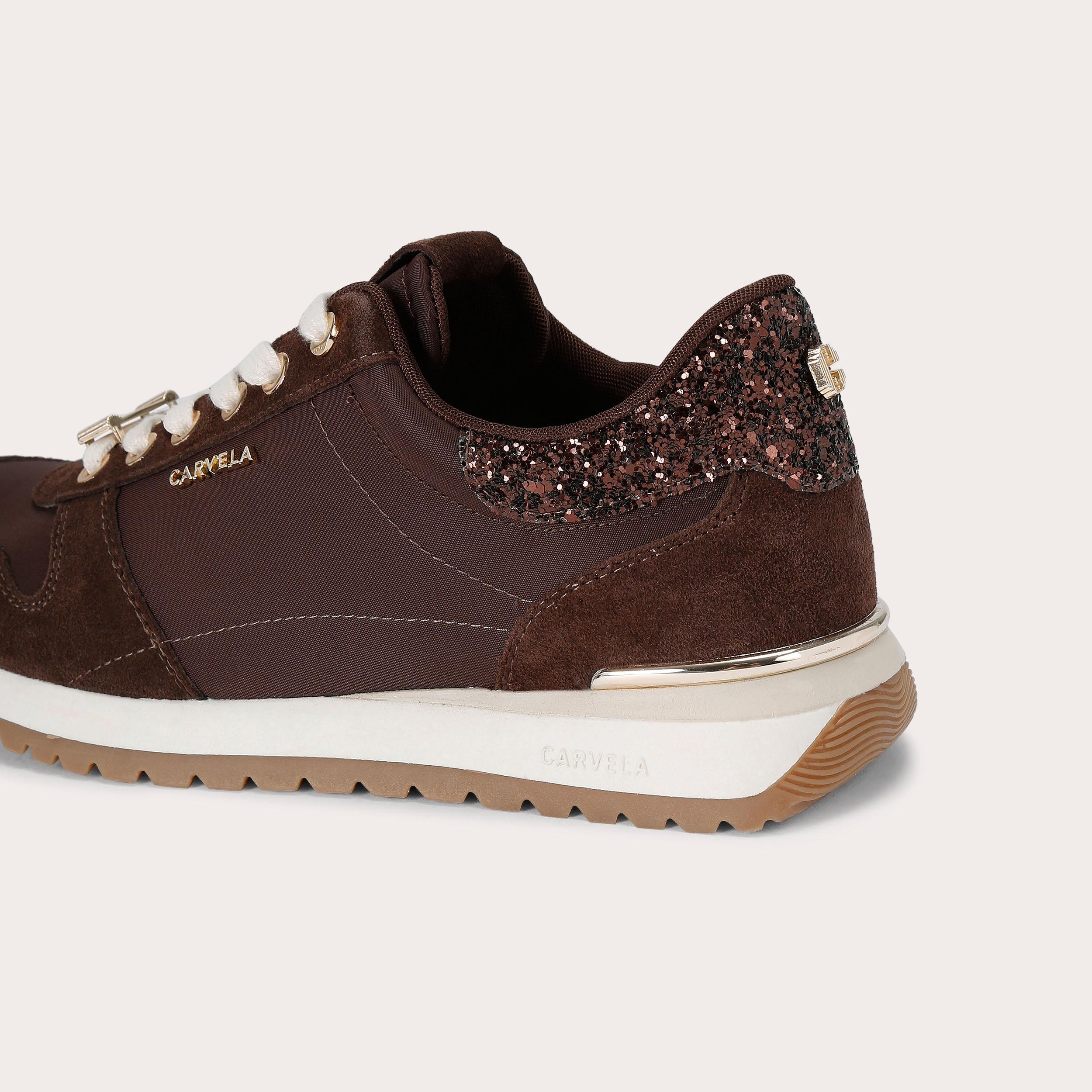 FLORENCIA SNEAKER Brown Trainer by CARVELA