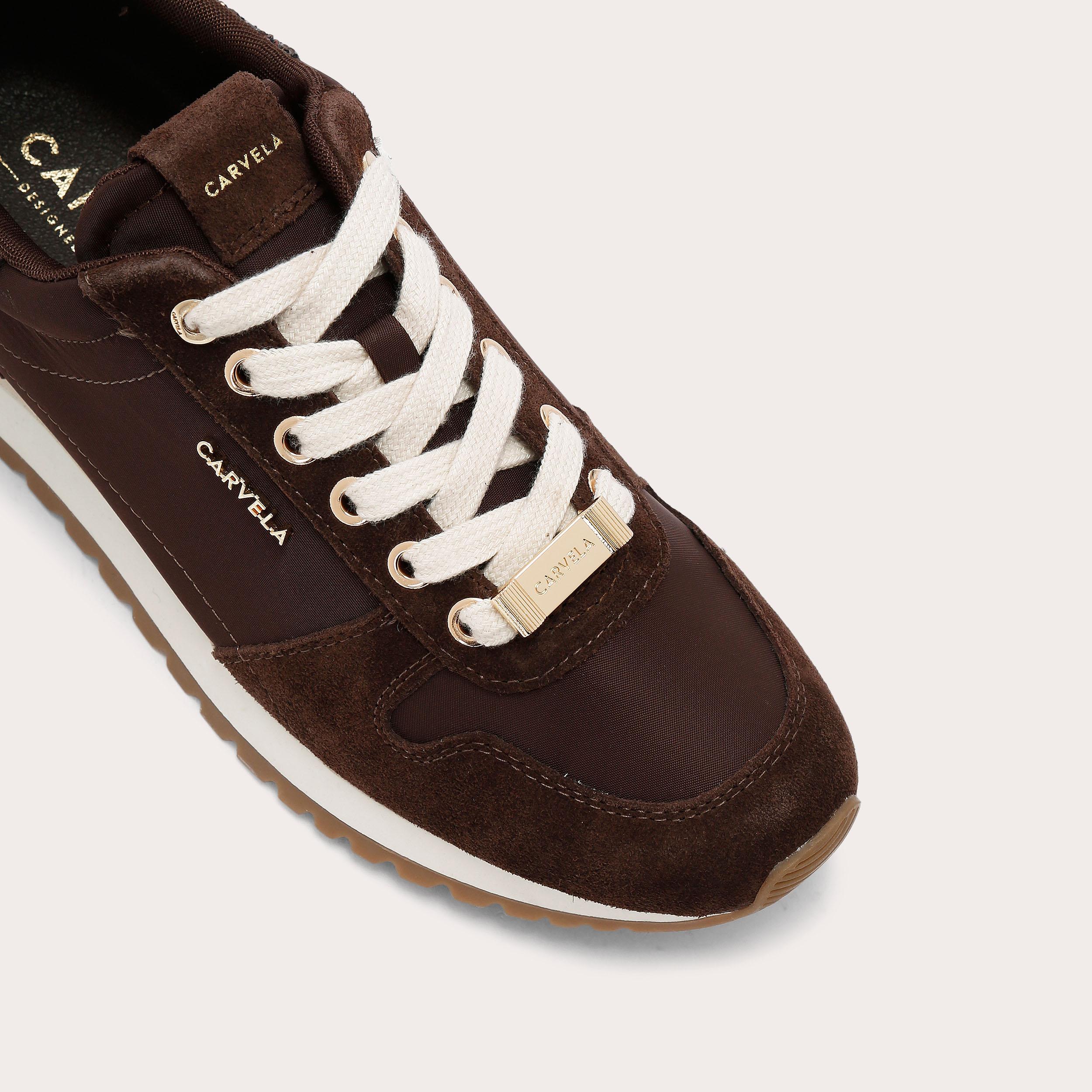 FLORENCIA SNEAKER Brown Trainer by CARVELA