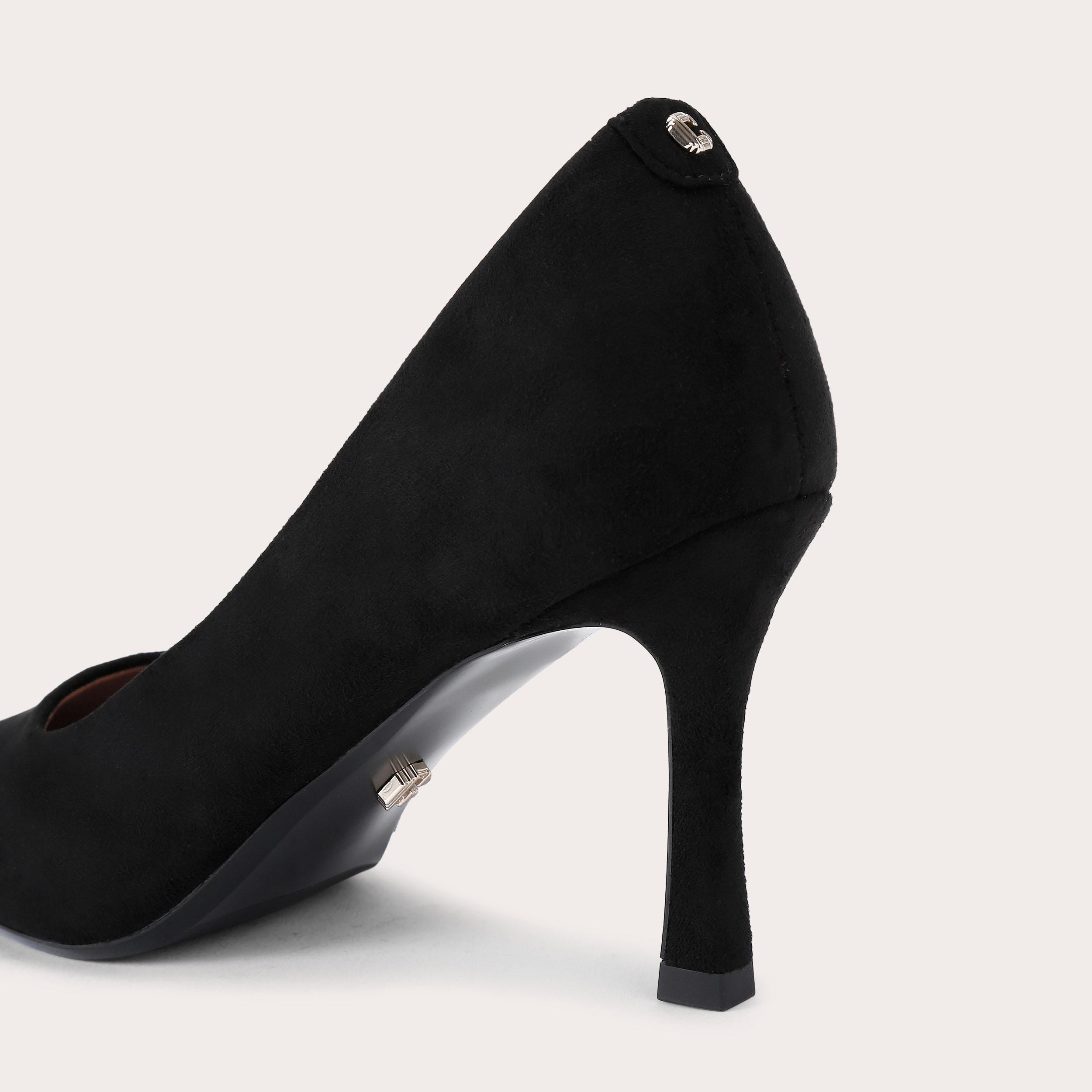 CORLETTA COURT Black Microsuede Court Heel by CARVELA