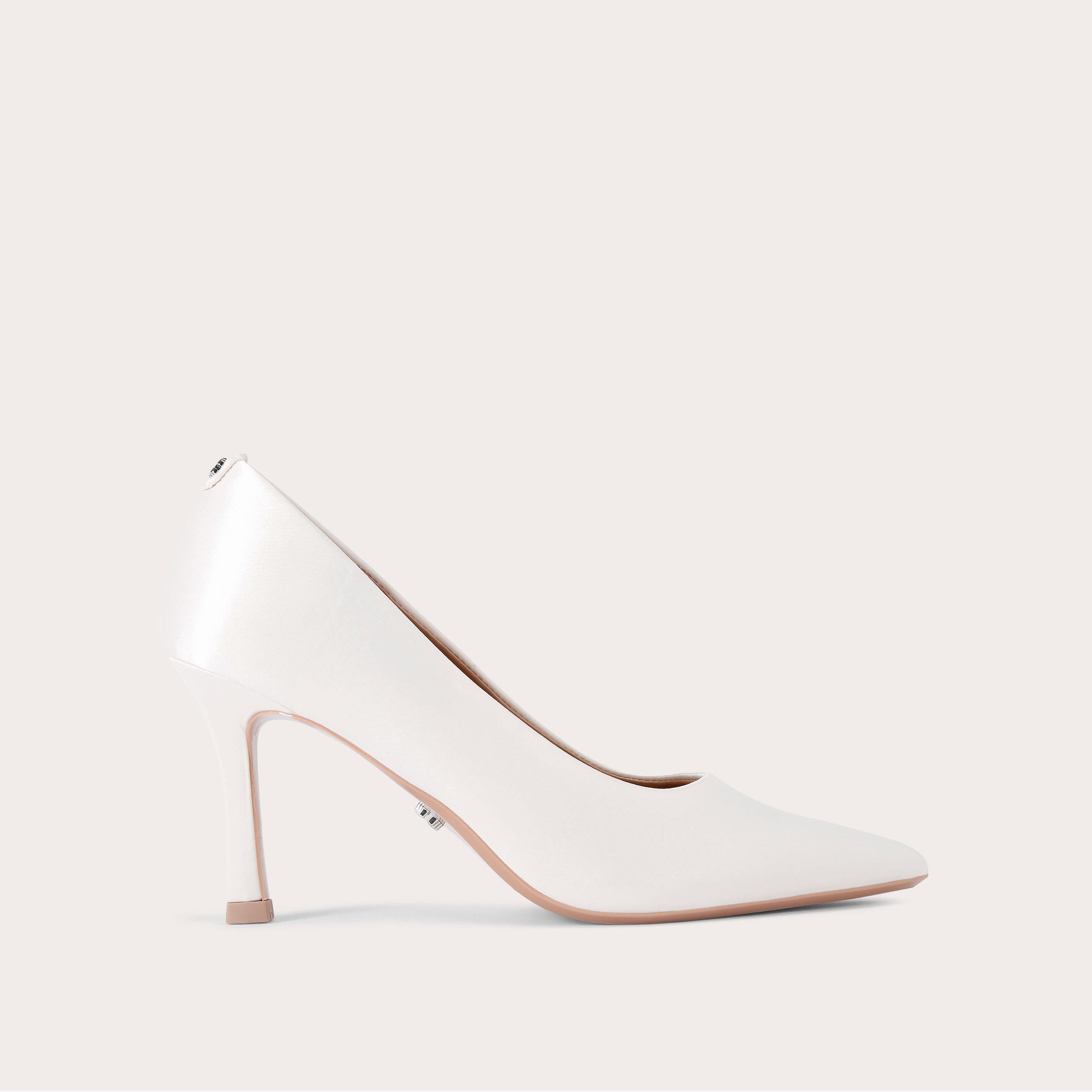 CORLETTA COURT White Satin Court Heel by CARVELA