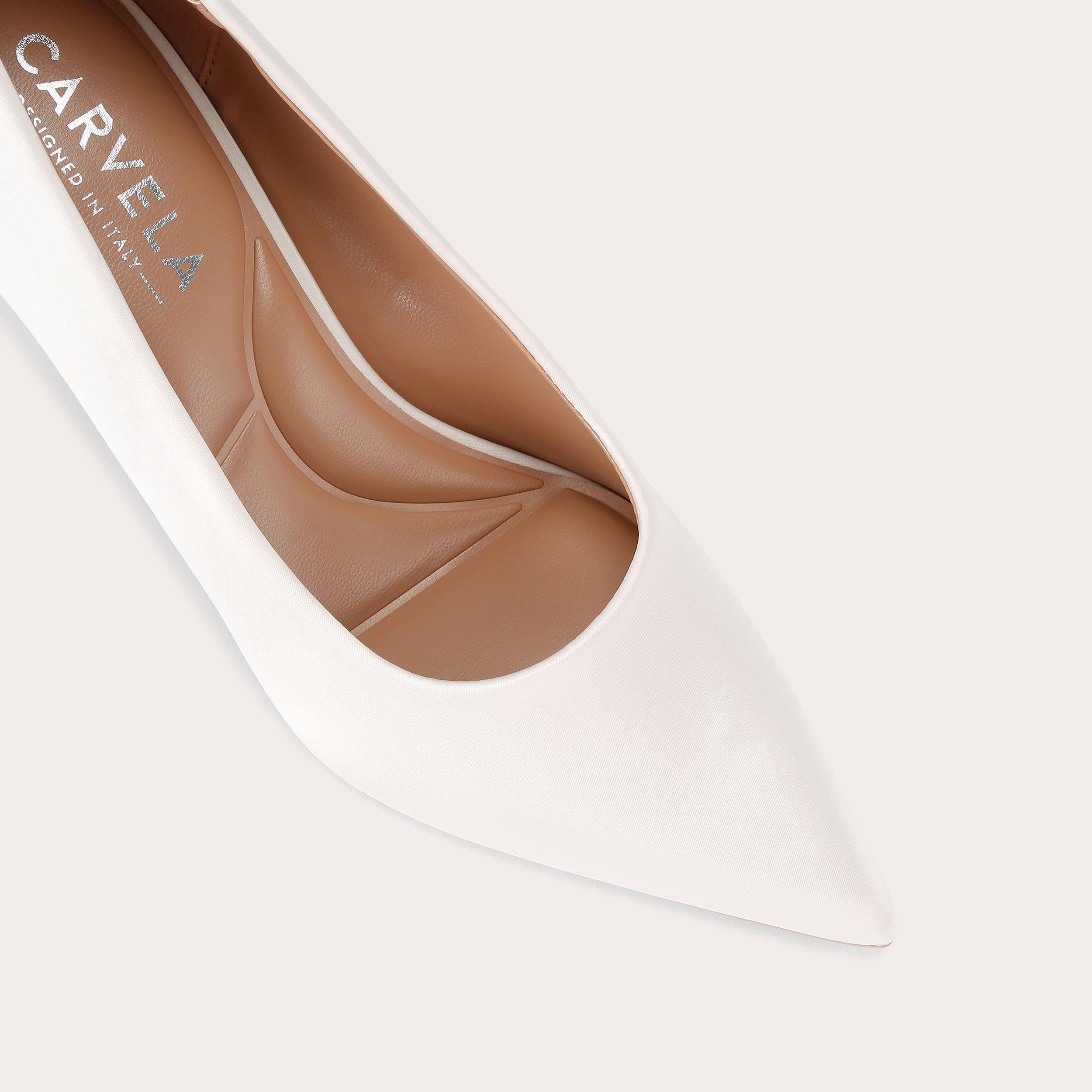CORLETTA COURT White Satin Court Heel by CARVELA
