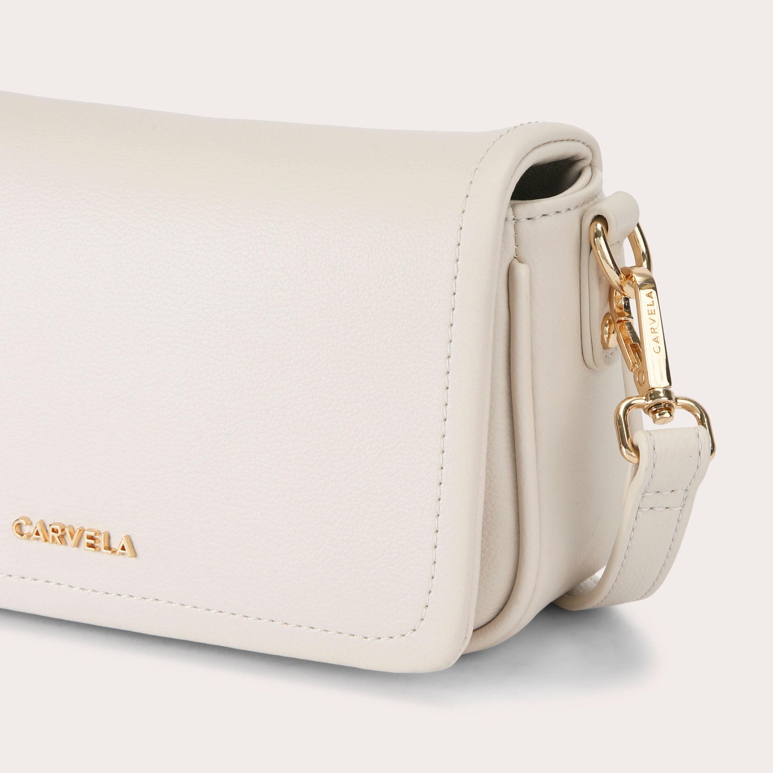 COMO CHAIN SHOULDER Bone Cross Body Bag by CARVELA