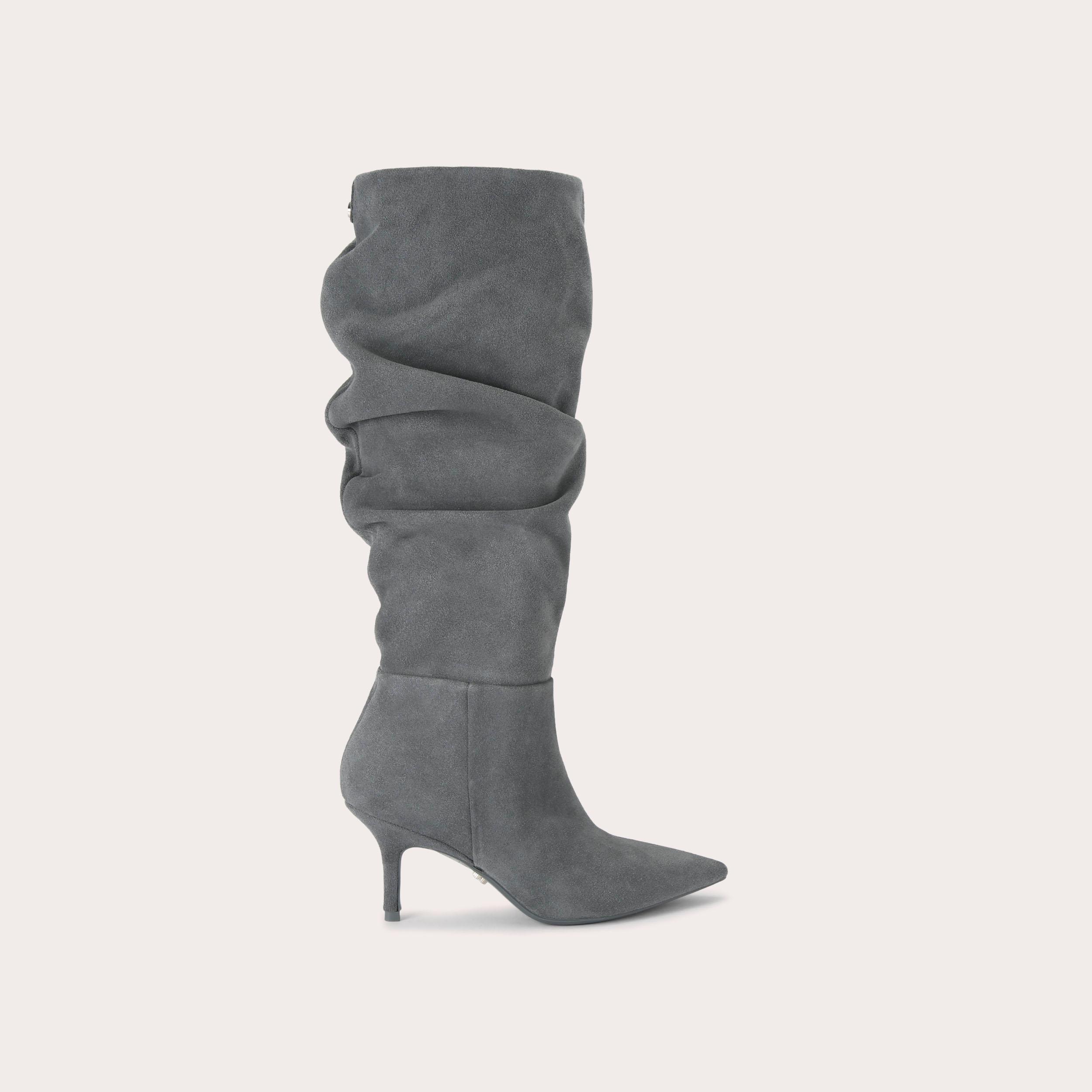 SPIRIT SLOUCH BOOT Brown Suede Knee Boot by CARVELA