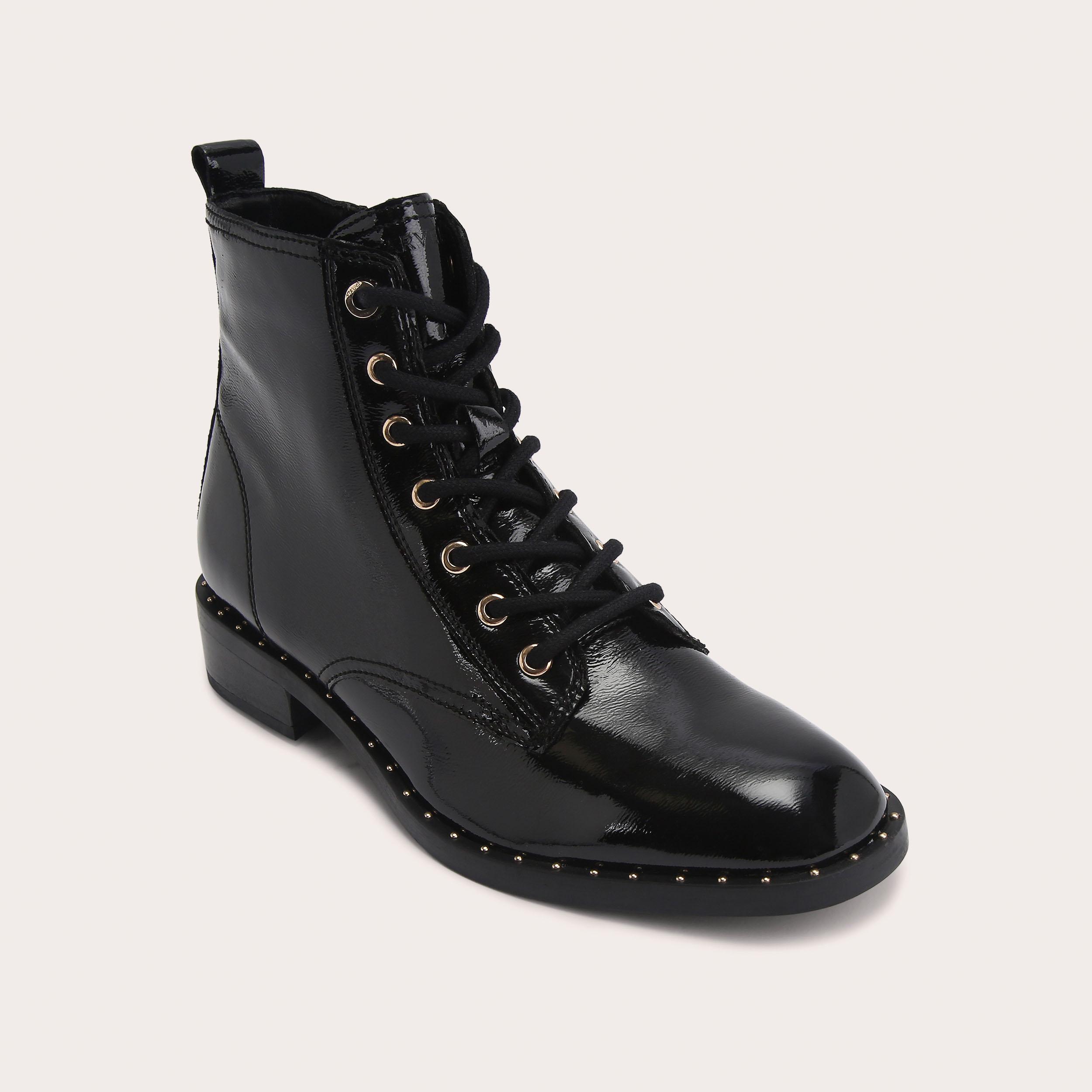 STUDIO SPIKE Black Patent Leather Boot by CARVELA