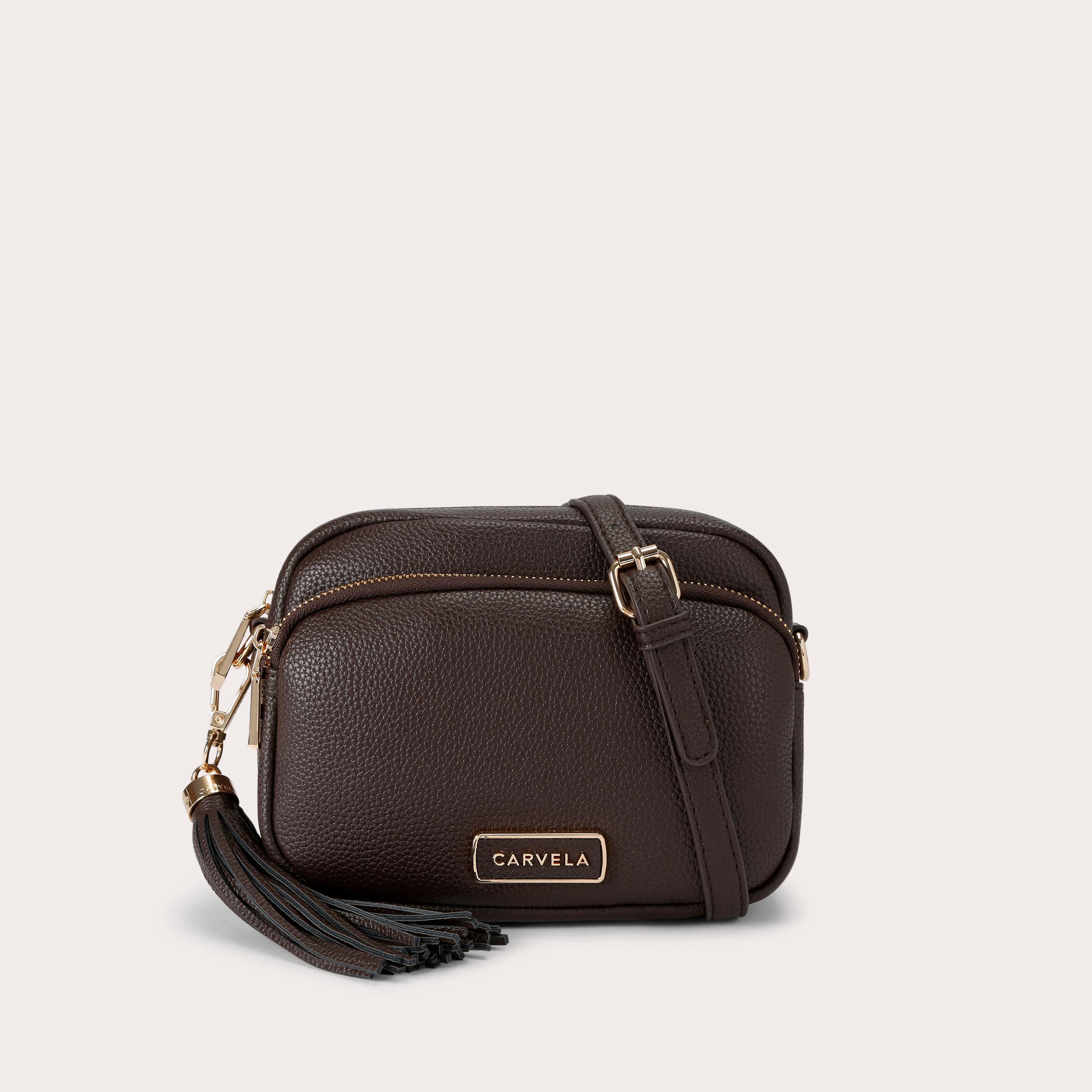 COMO CROSSBODY 2 Brown Cross Body Bag by CARVELA