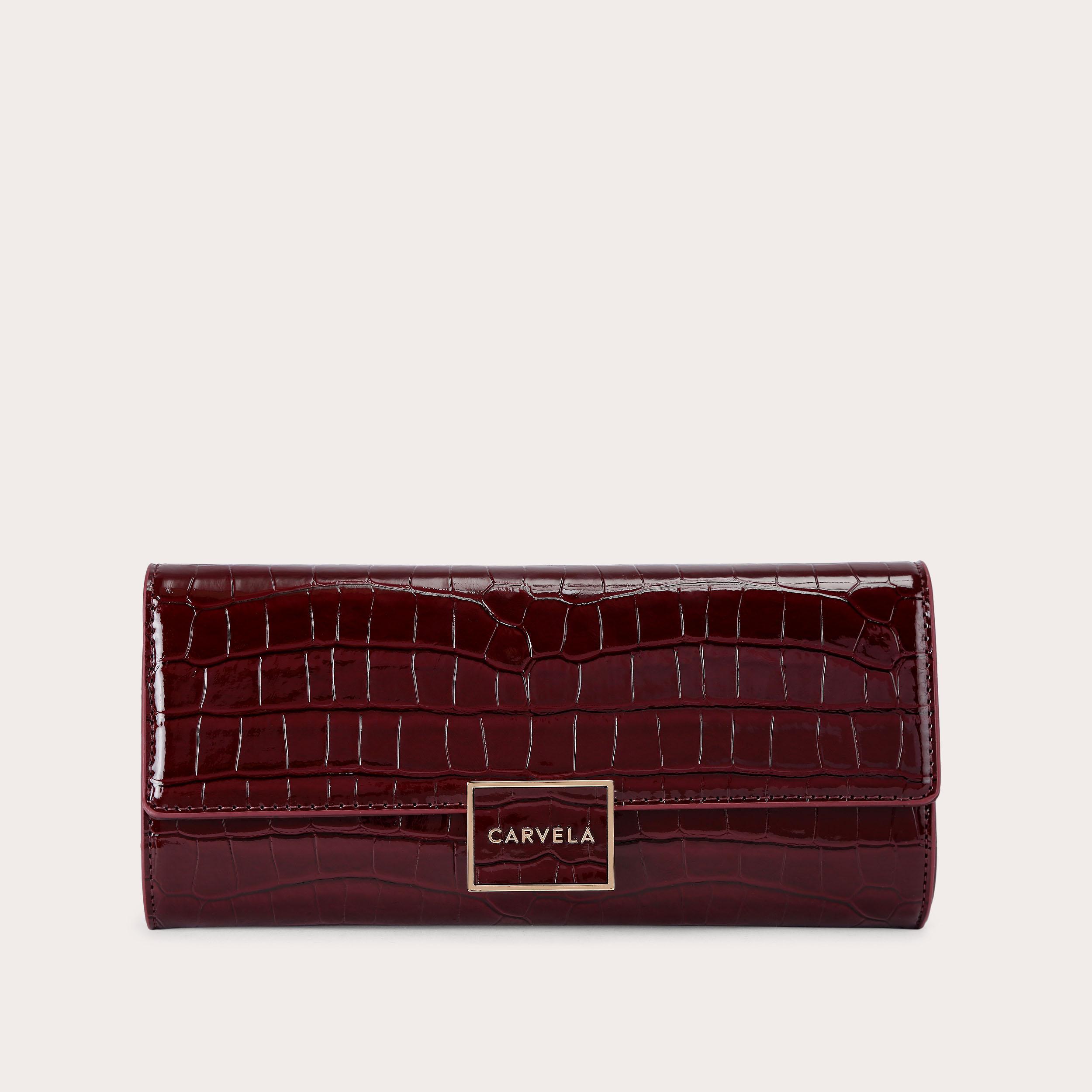 JESSICA CLUTCH Dark Red Clutch Bag by CARVELA