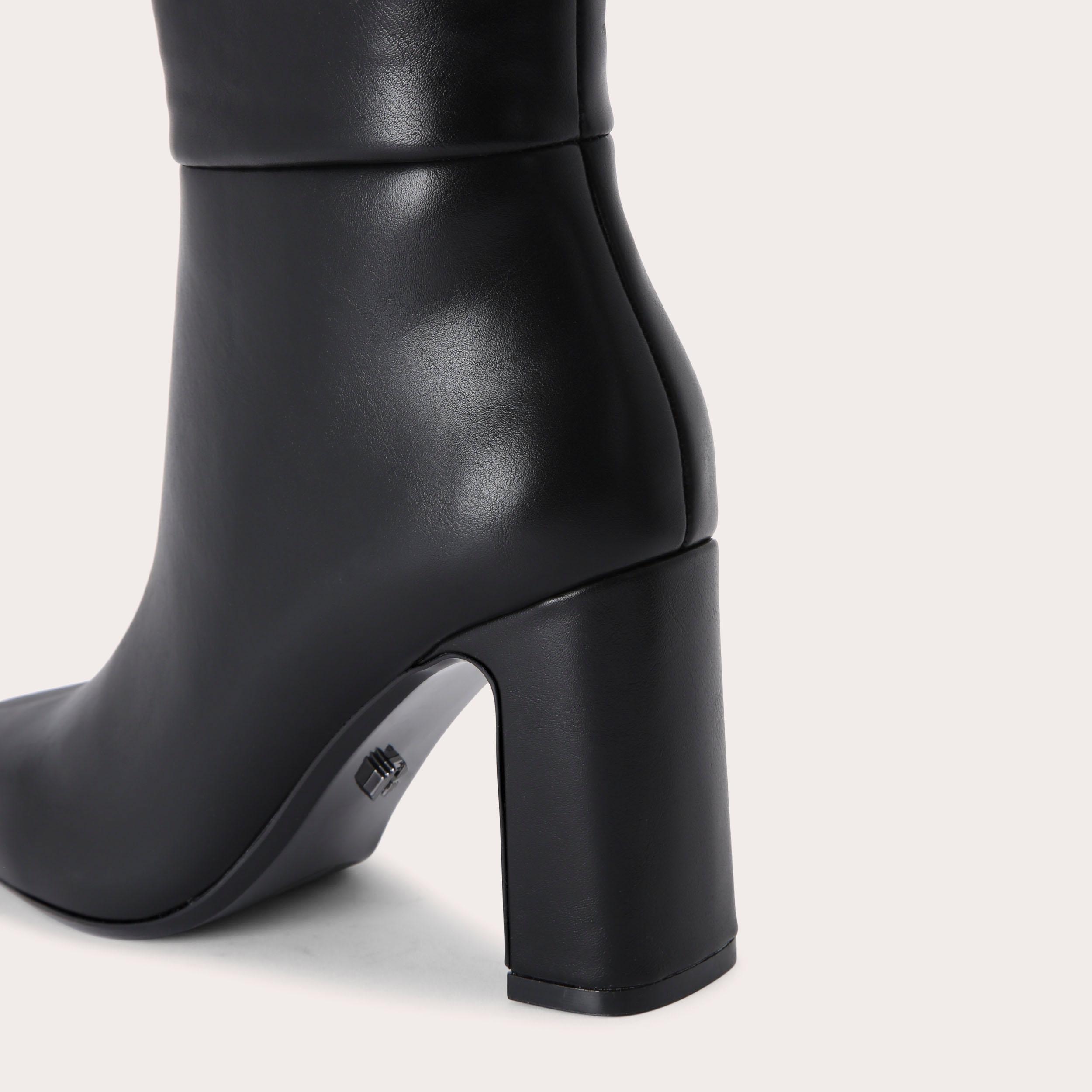JACKPOT KNEE WIDE FIT Black Knee High Wide Fit Boot by CARVELA