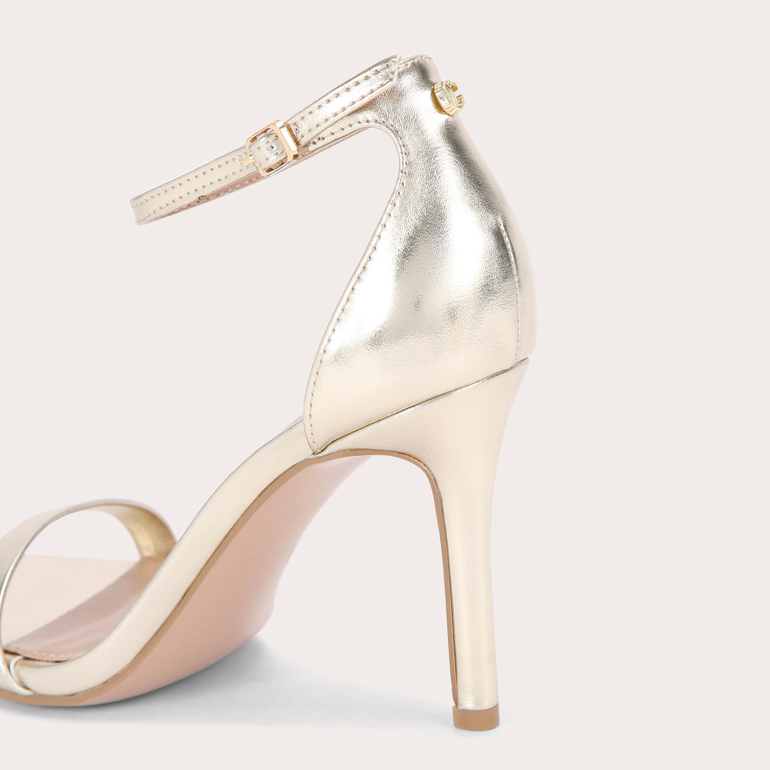 CAPO STILETTO Metallic Gold Stiletto Heel by CARVELA