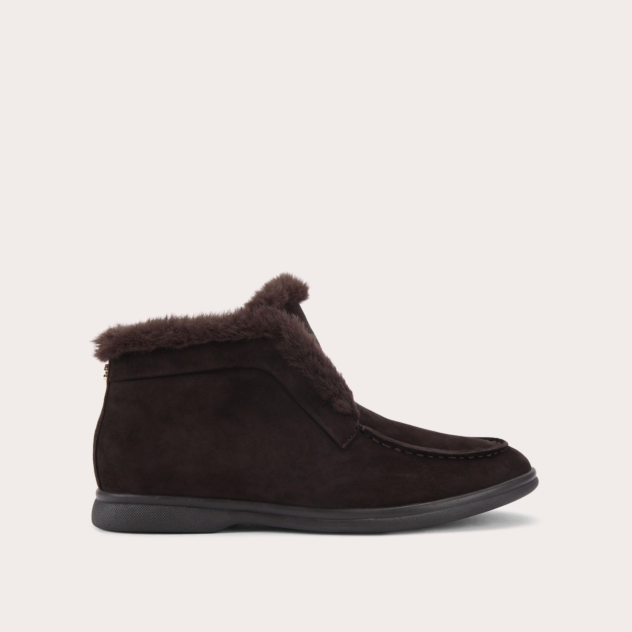 FIA BOOTIE Brown Suede Ankle Boot by CARVELA