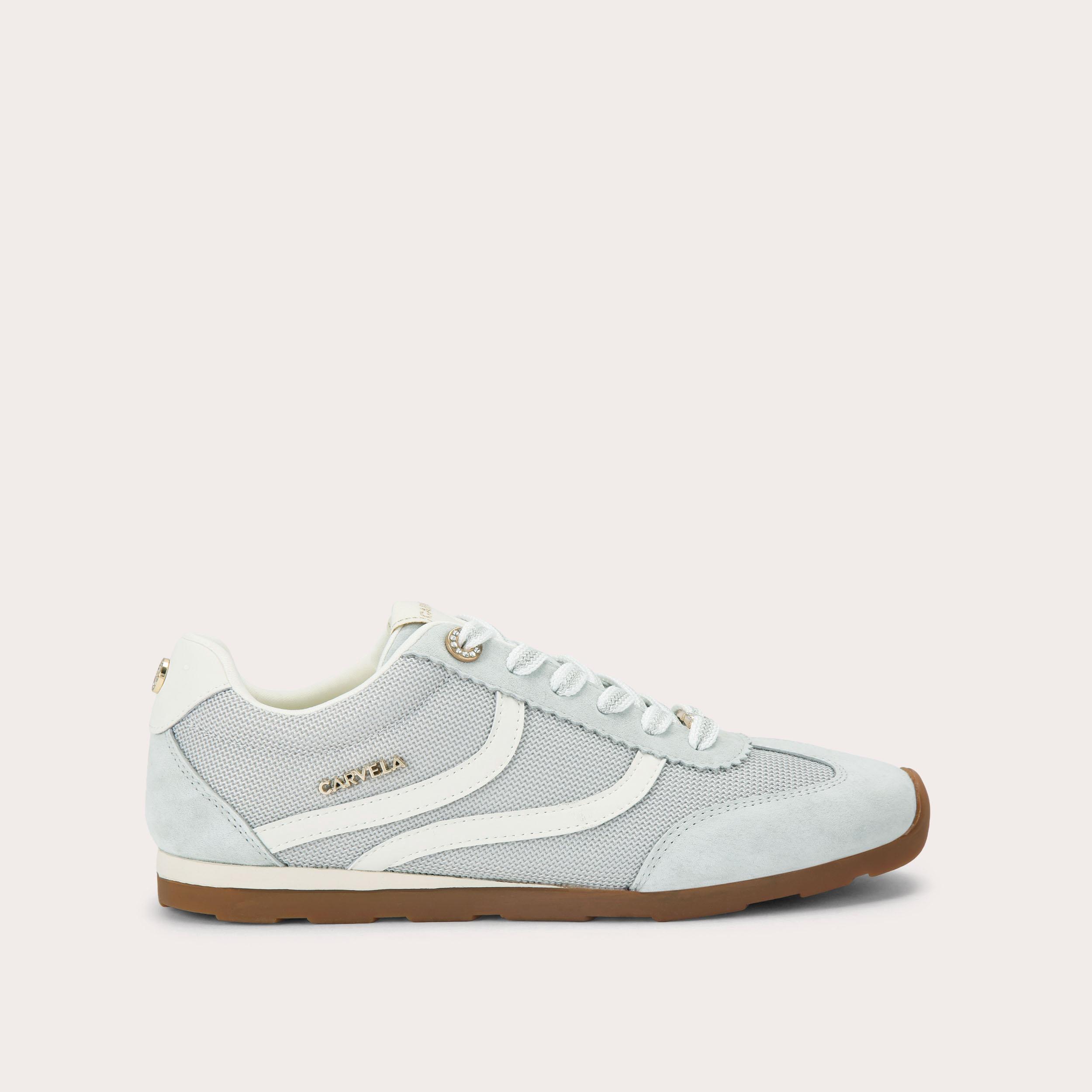 FLORENCE SNEAKER Pale Blue Lace Up Sneaker by Carvela