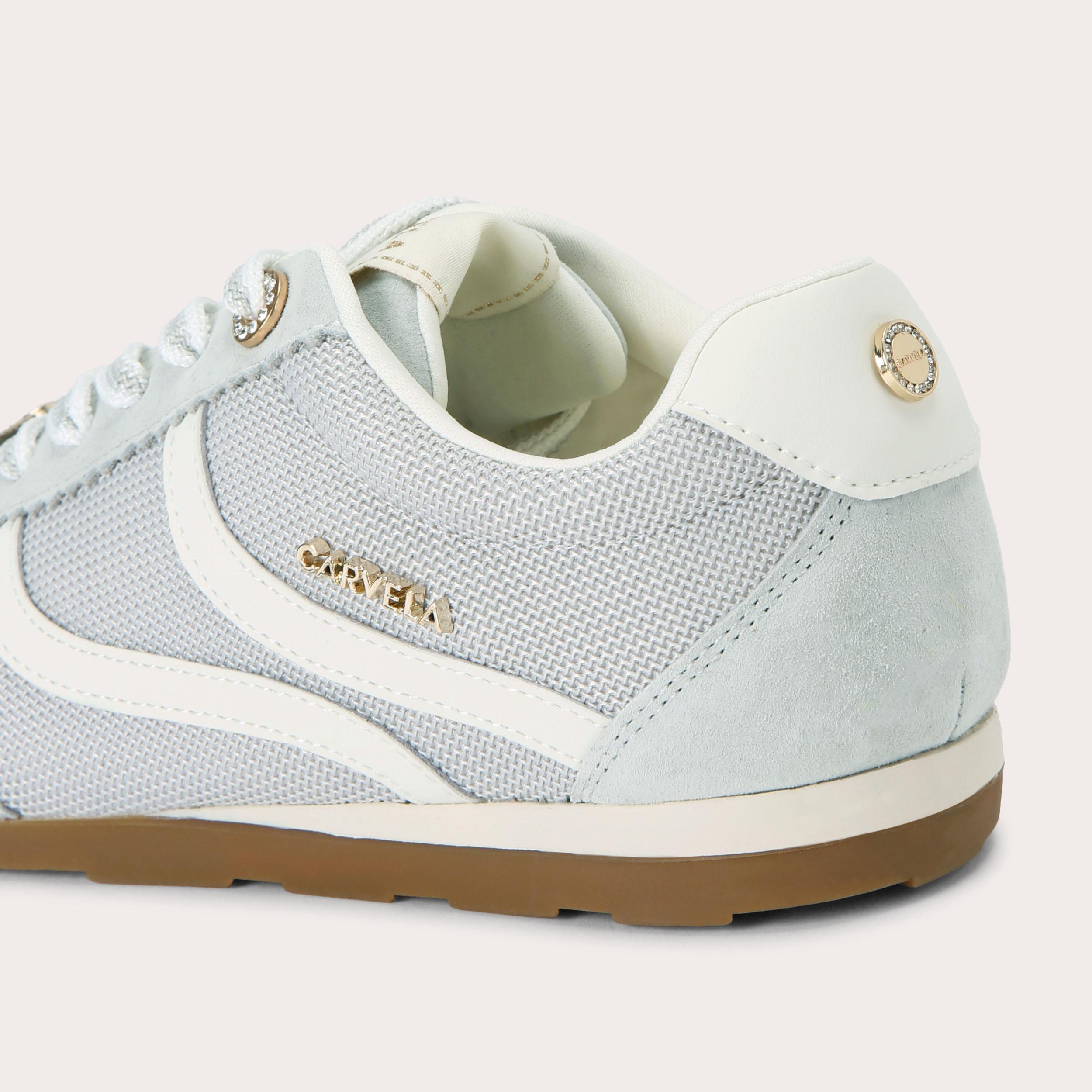 FLORENCE SNEAKER Pale Blue Lace Up Sneaker by Carvela