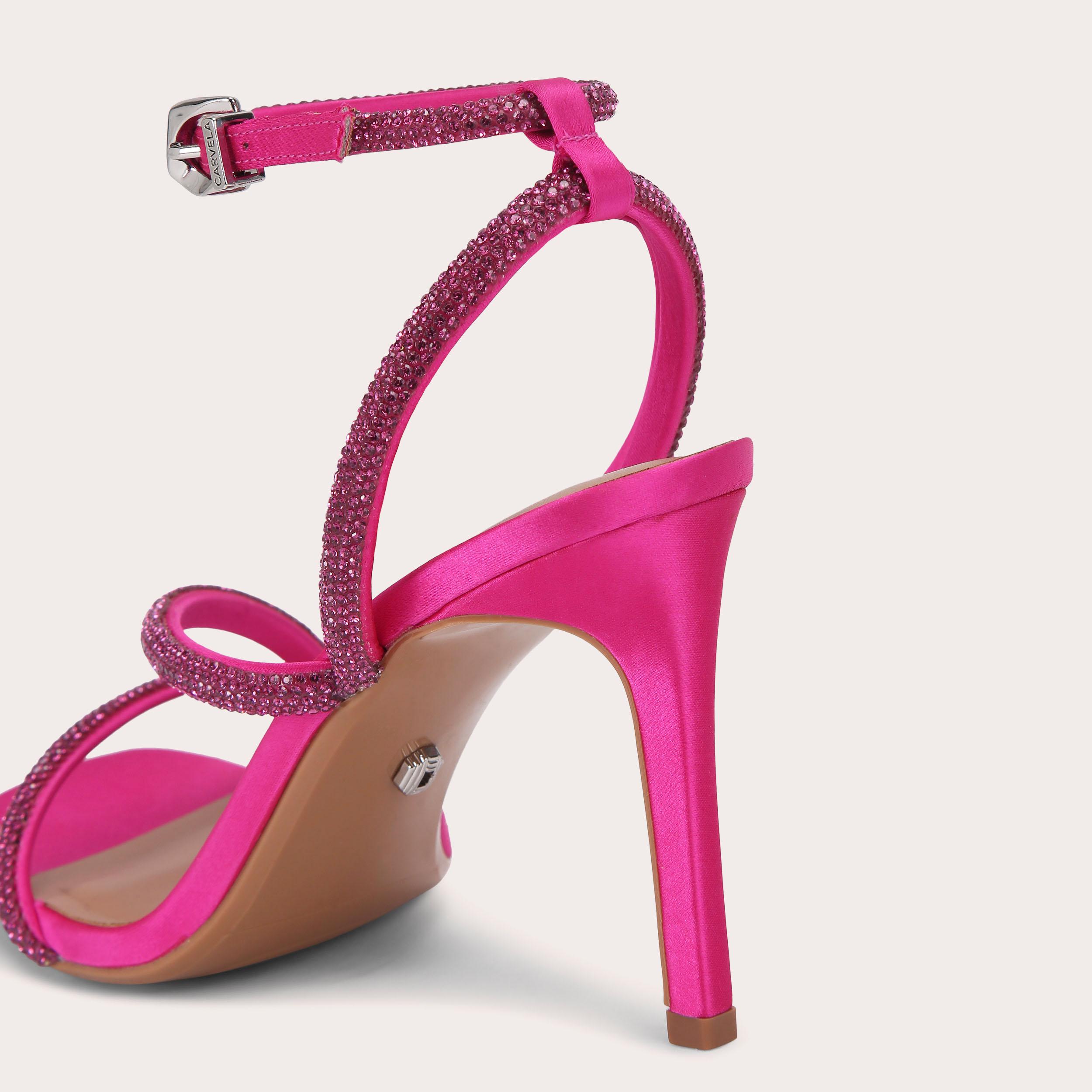 PAPARAZZI Fuchsia Pink Crystal Heel by CARVELA