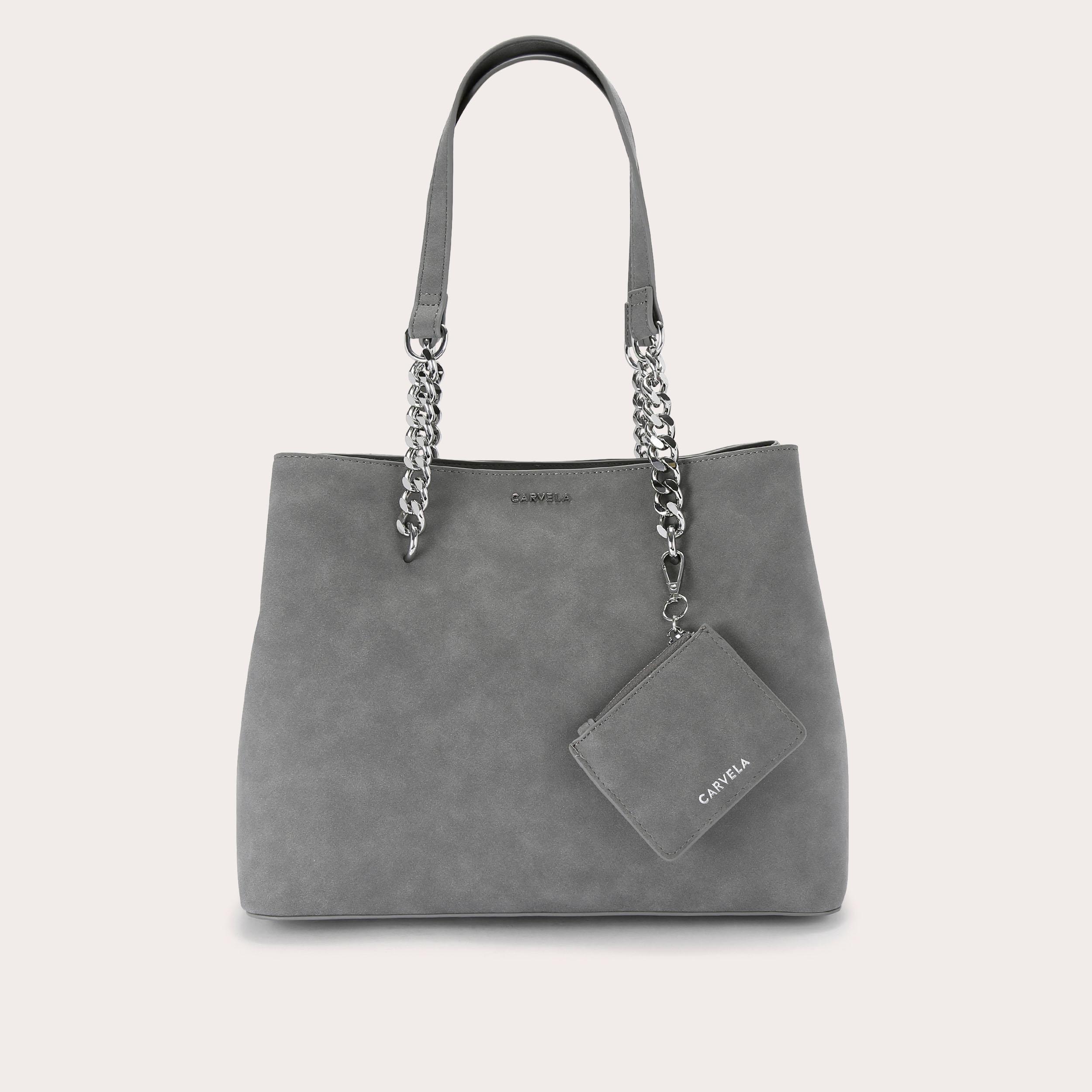 CAMMIE 2 Light Grey Tote Bag by CARVELA