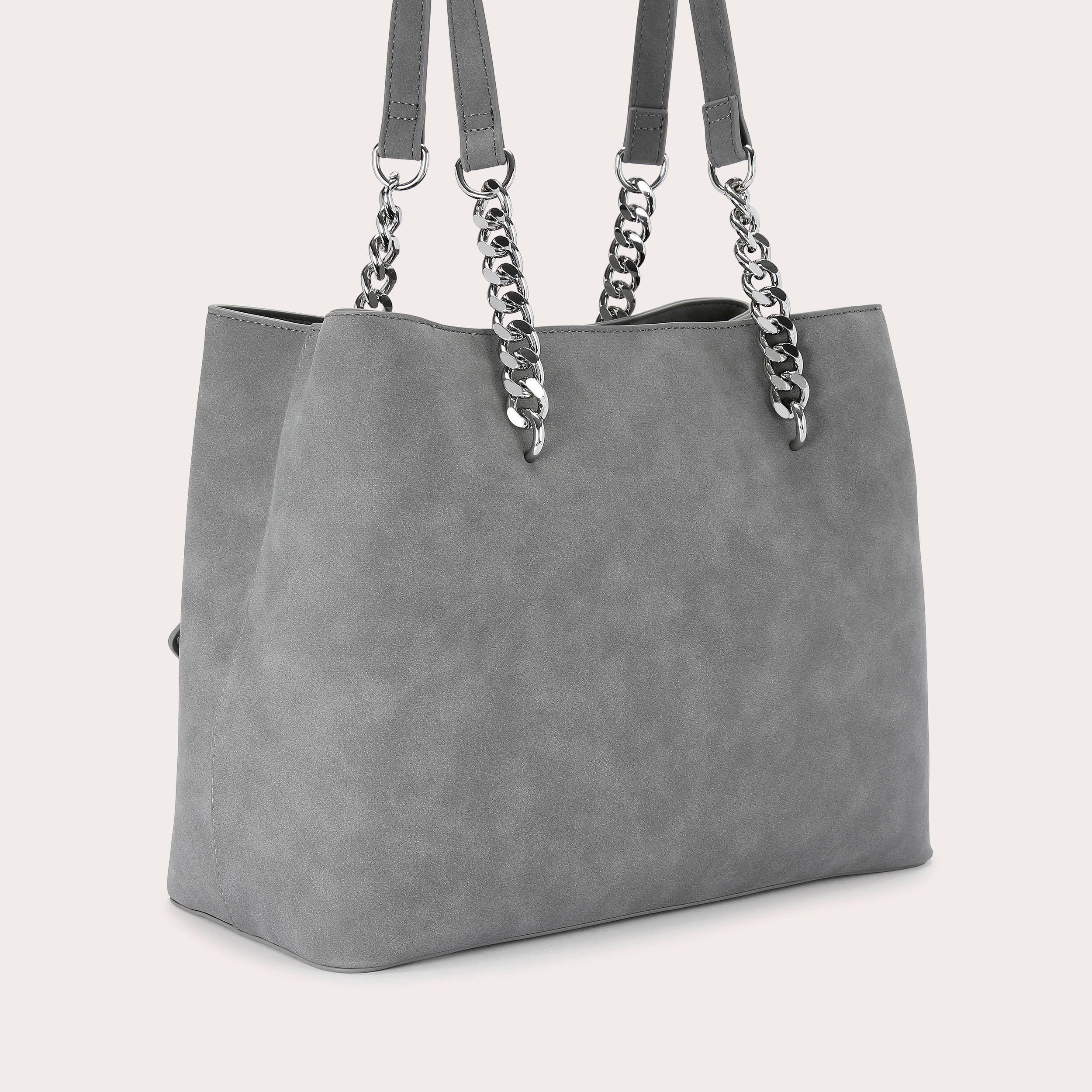 CAMMIE 2 Light Grey Tote Bag by CARVELA