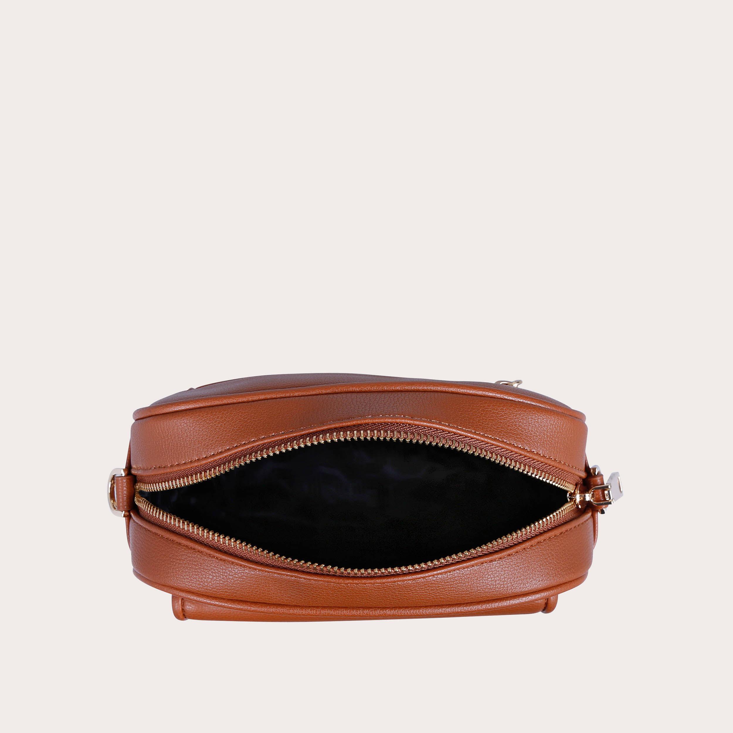 BOXY X BODY Tan Cross Body Bag by CARVELA