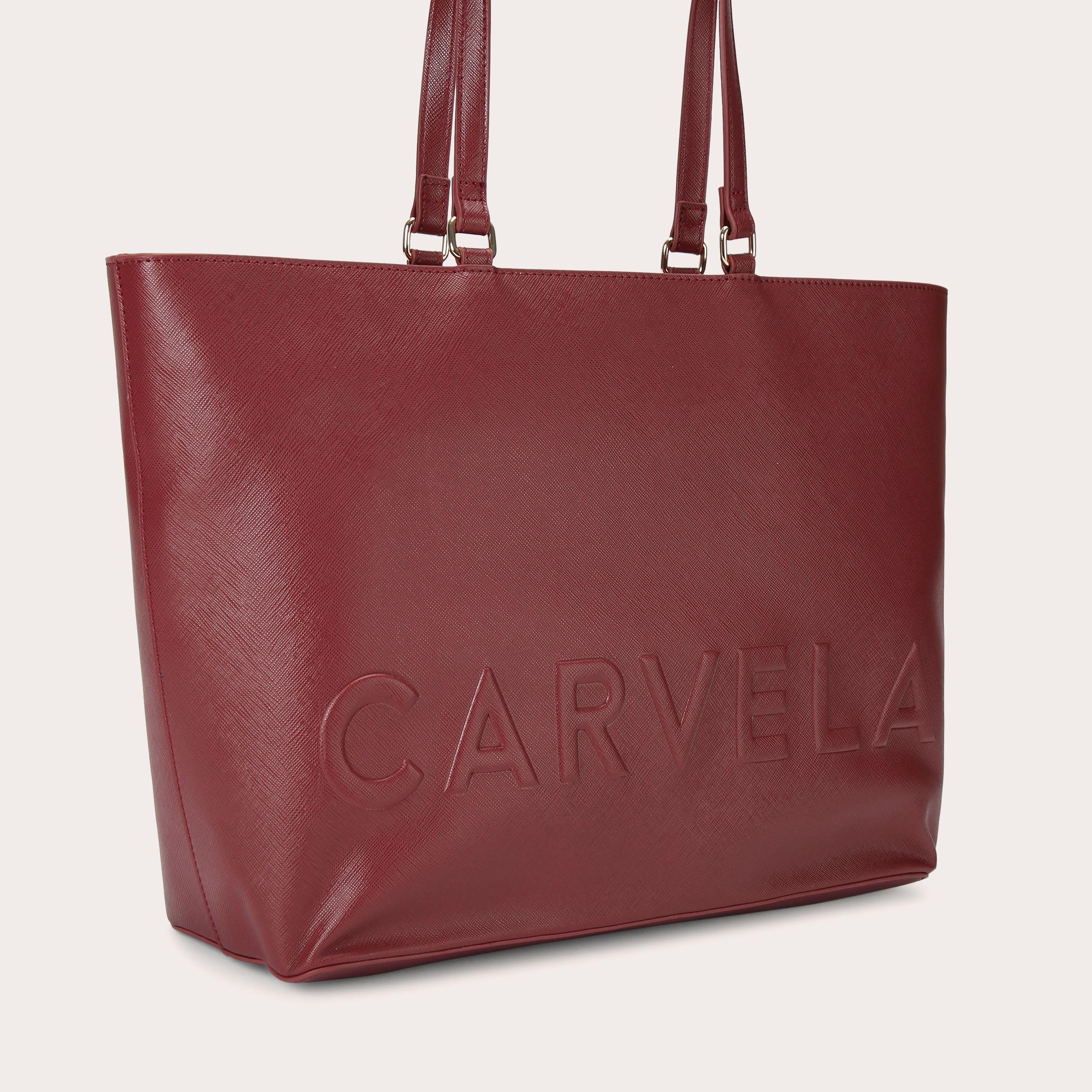 FRAME WINGED SHOPPER Wine Shopper Bag by CARVELA