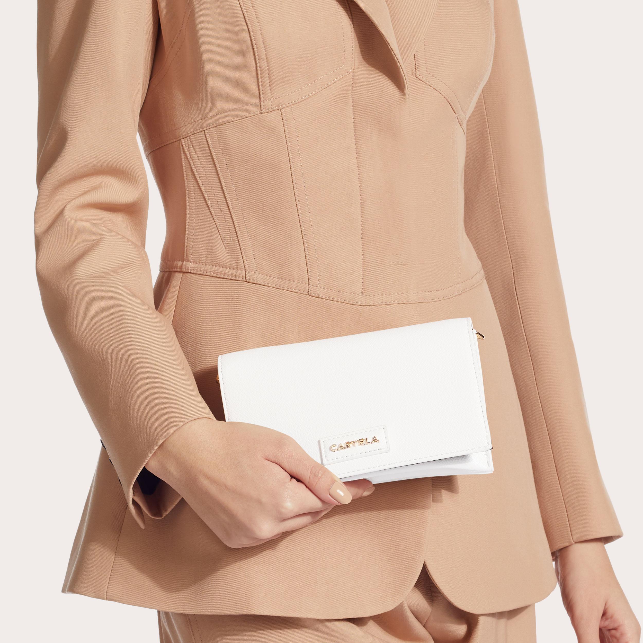 GLOSSY WALLET White Wallet by CARVELA