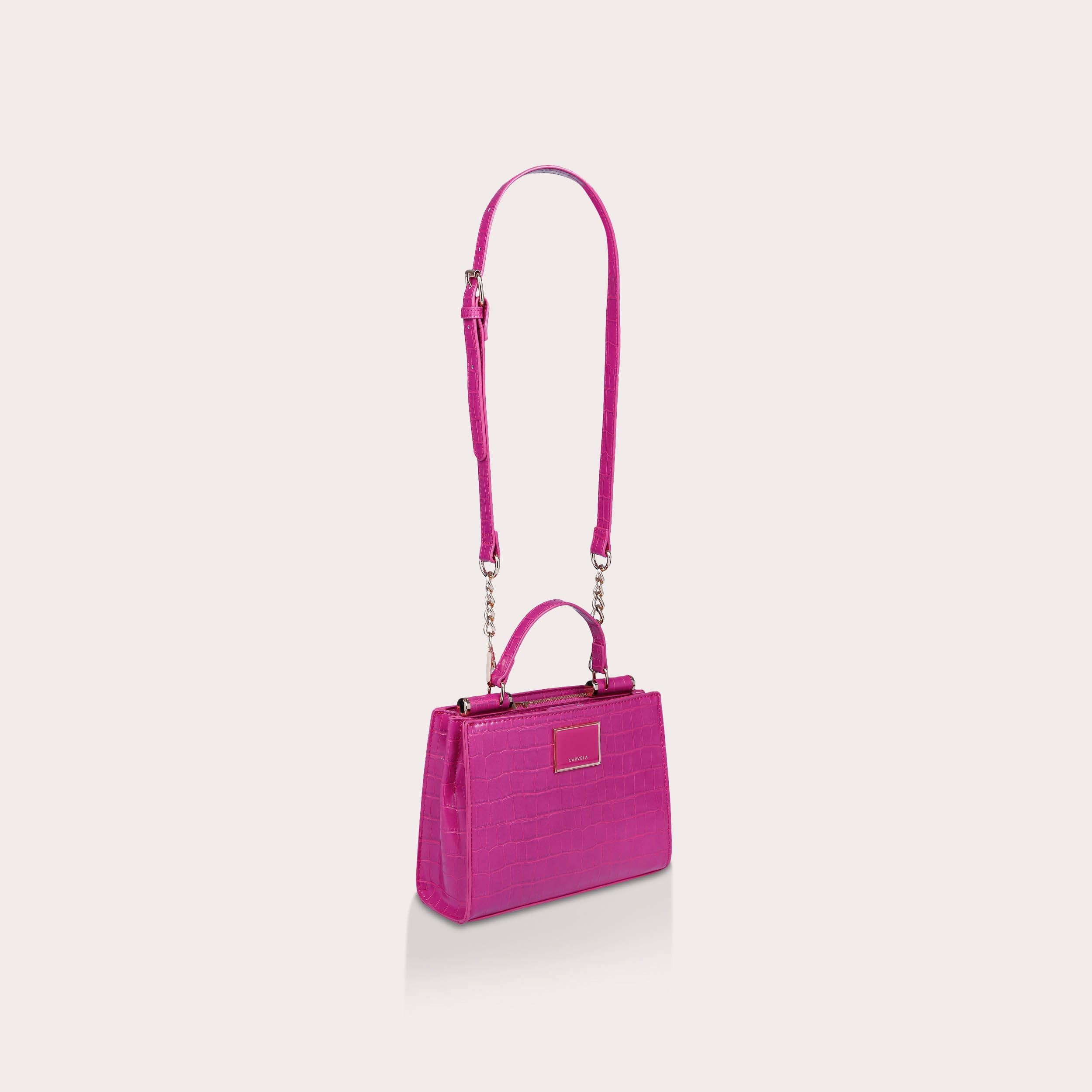 JESSICA MINI TOTE Fuchsia Mini Top Handle Tote Bag by CARVELA
